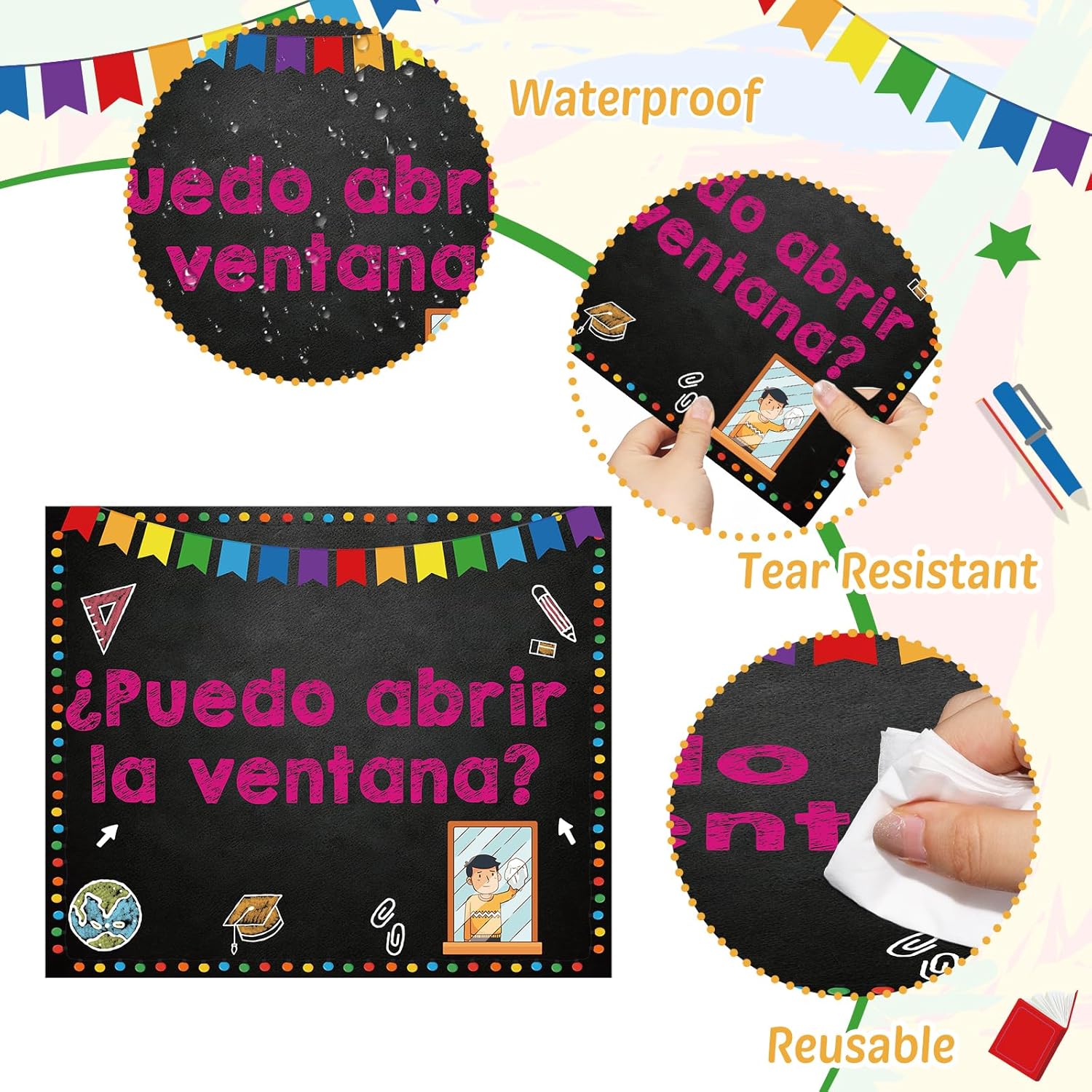 16 PCS Spanish Posters Classroom Decorations Philippines | Ubuy