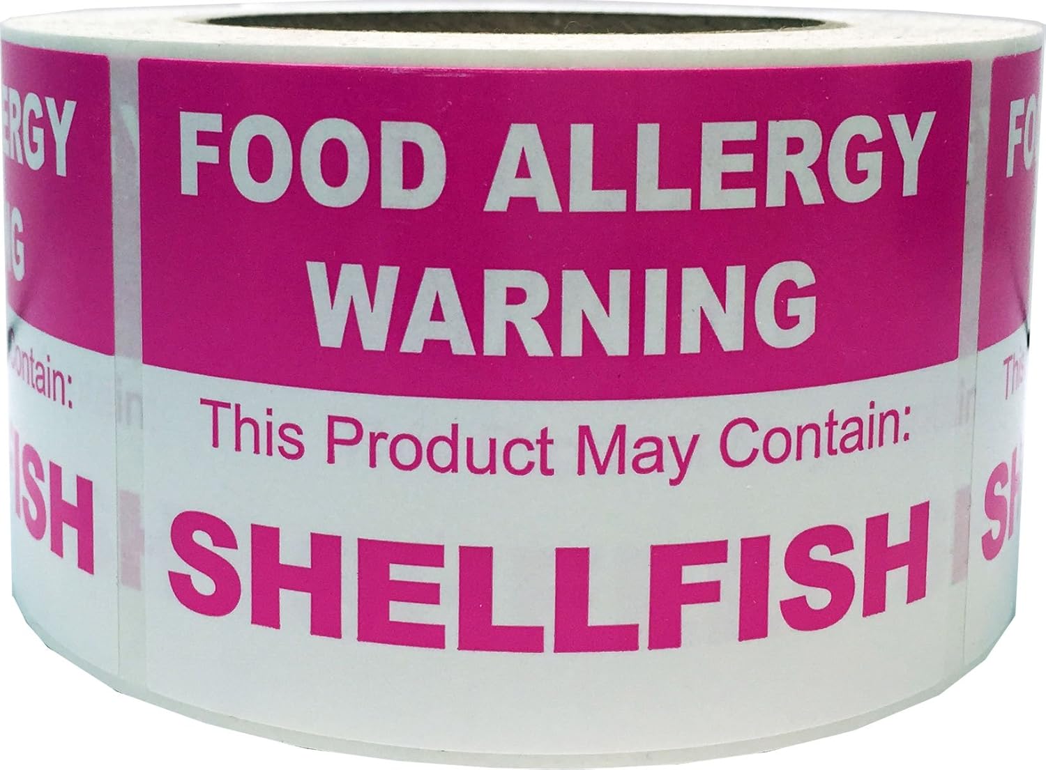 Amazon.com : Food Allergy Warning Labels This Product May Contain ...
