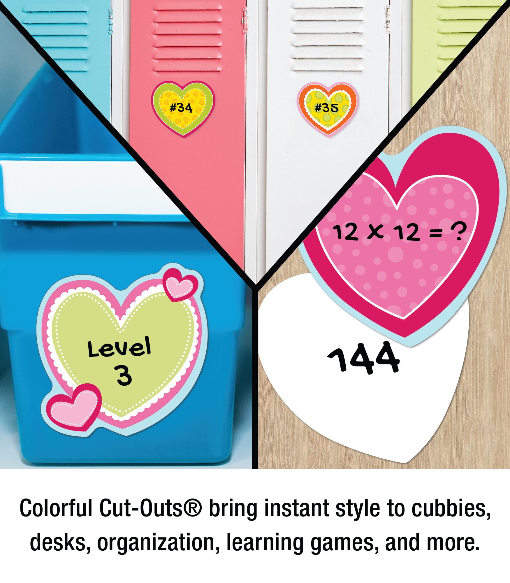 Snapklik.com : Carson Dellosa 36-Piece Valentines Day Decorations ...