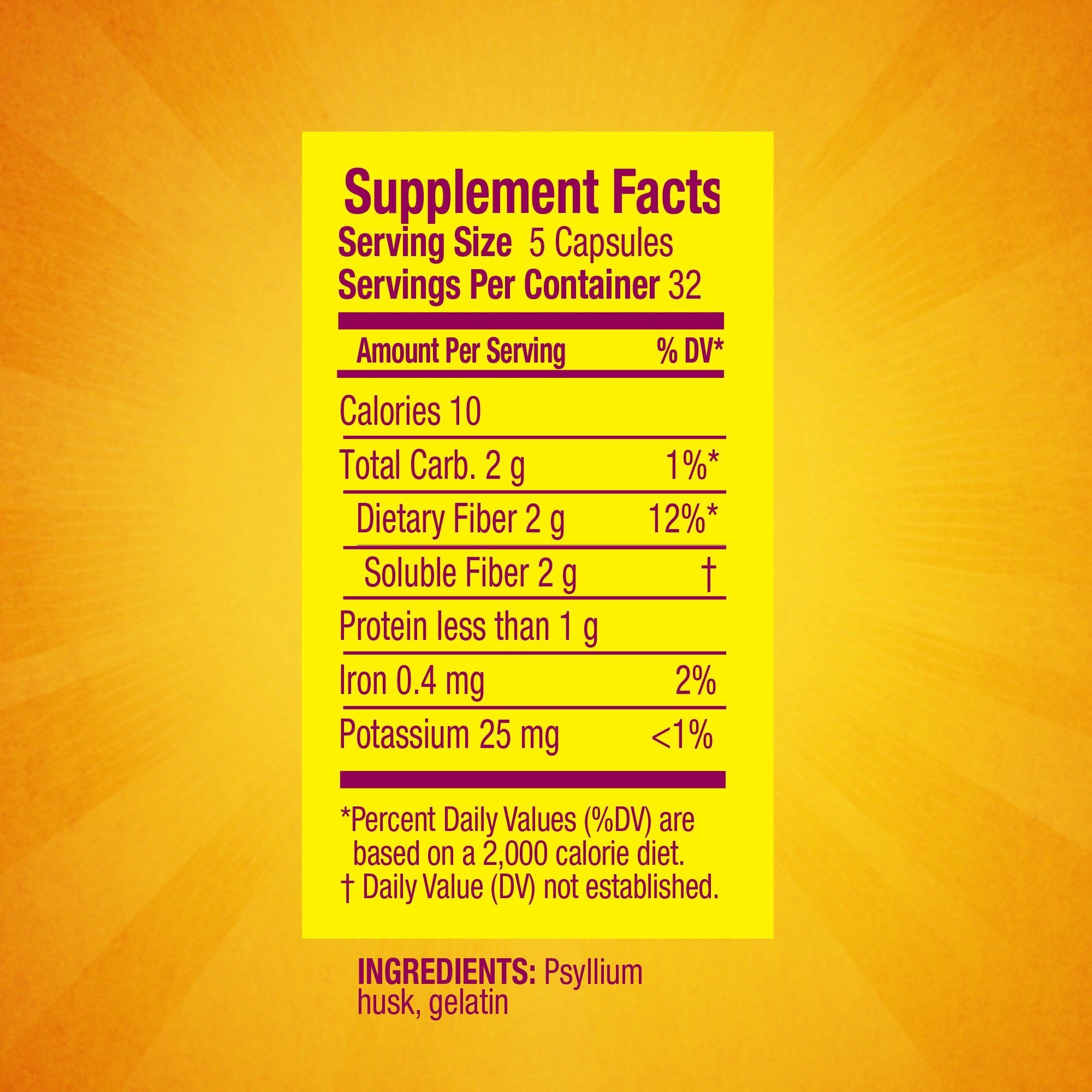 Metamucil Ingredients