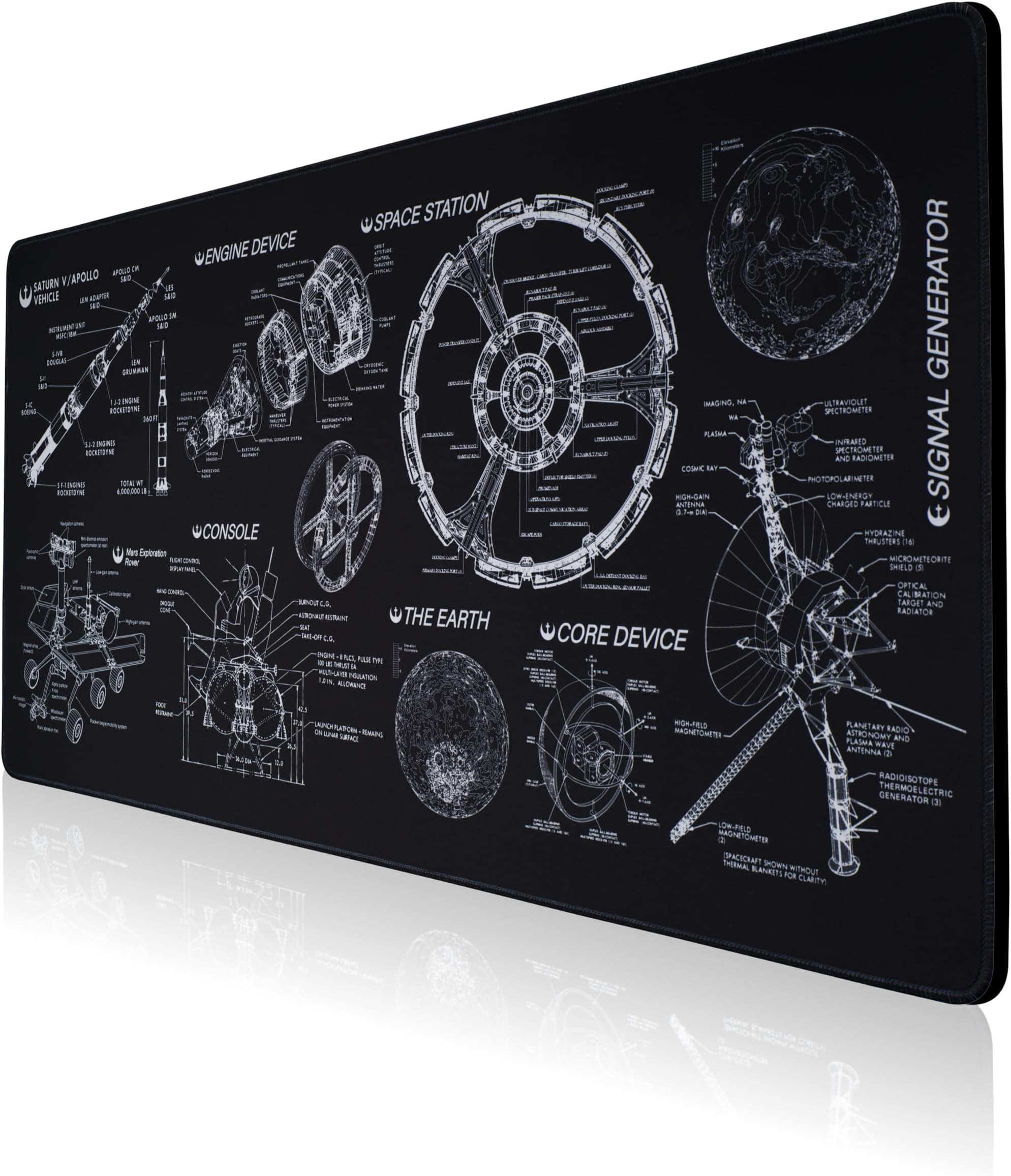 Amazon.com: BOOAOOITD X-Large Gaming Mouse Pad Extended XL Long ...