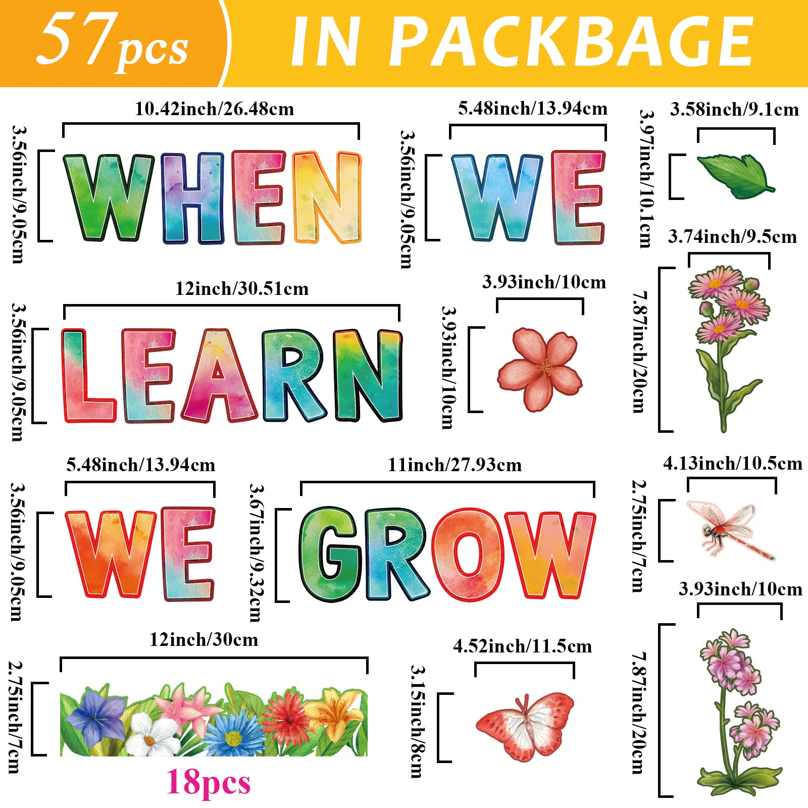 Snapklik.com : Spring Bulletin Board Decorations Spring Flower Bulletin ...