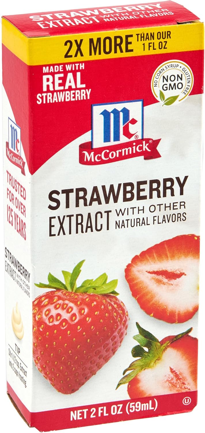 McCormick Strawberry Extract, 2 fl oz : Amazon.ca: Grocery & Gourmet Food