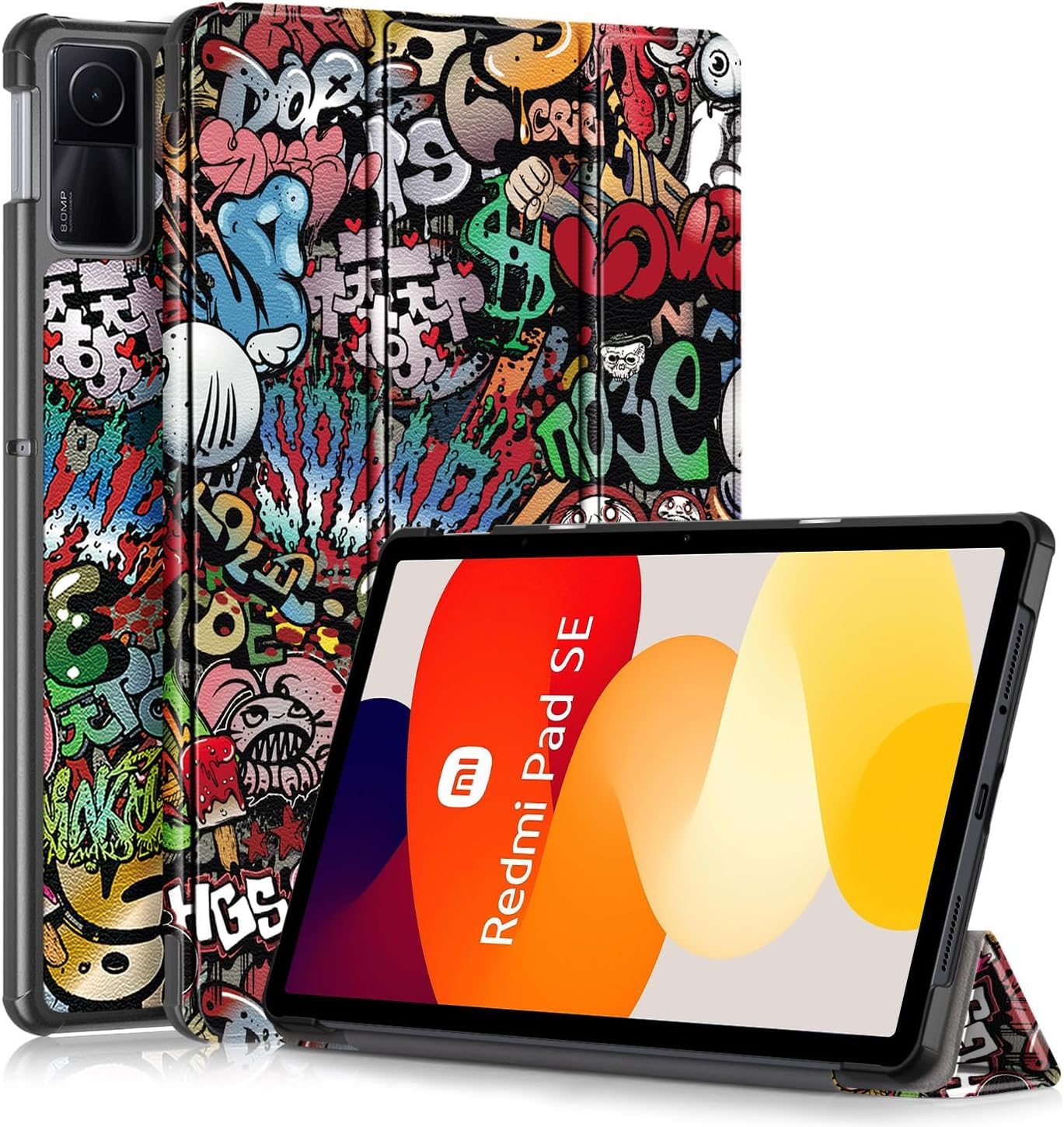 ProElite Case Cover for Redmi Pad SE 11 inch Cover, Slim Trifold Flip ...