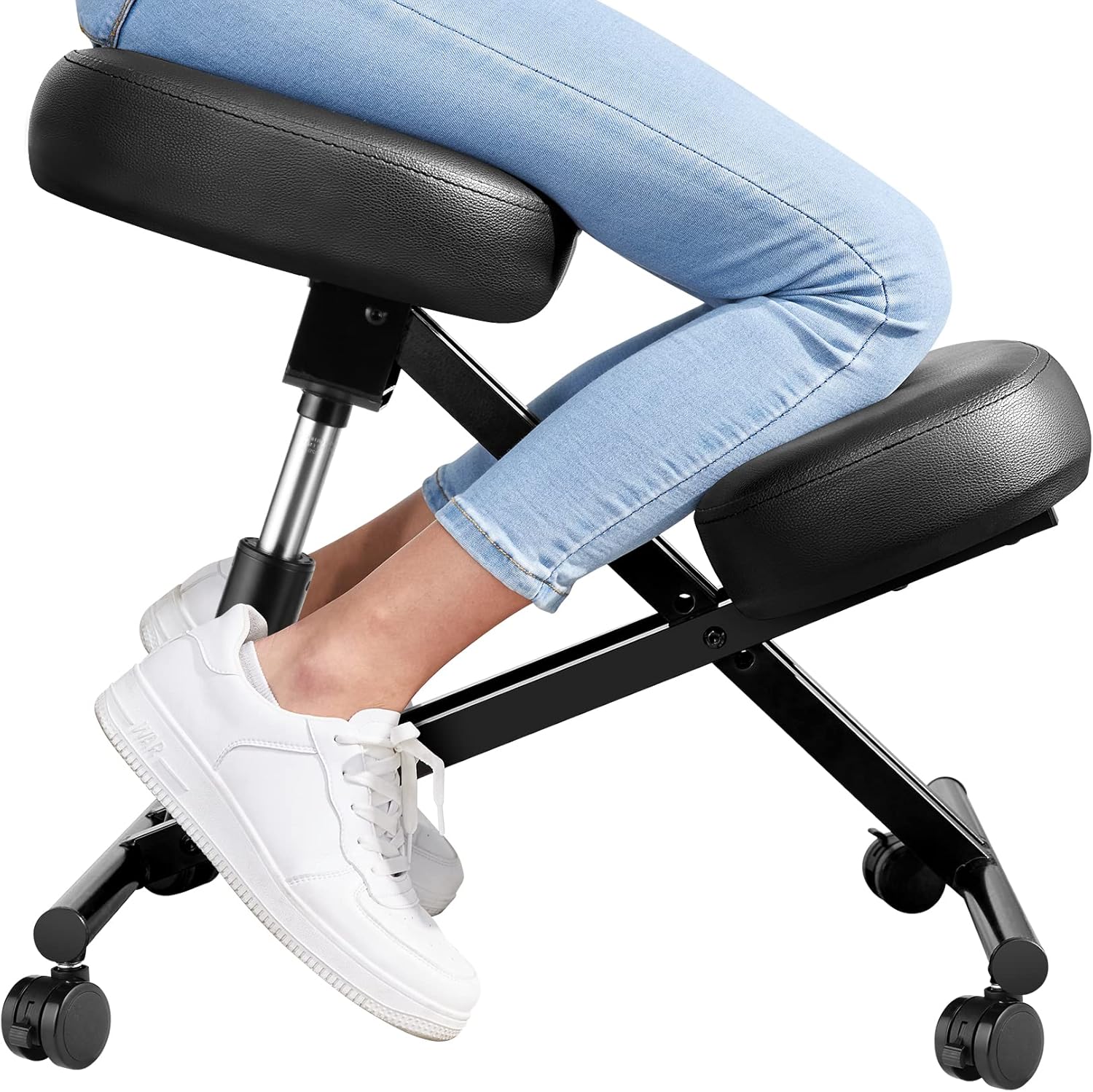 Amazon.com: Kneeling Chair Ergonomic for Office, Height Adjustable ...