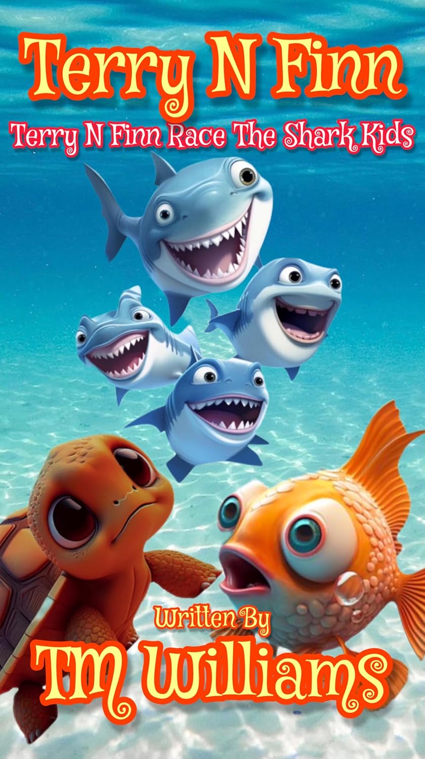 Terry N Finn - Terry N Finn Race The Shark Kids: A Children’s Book ...