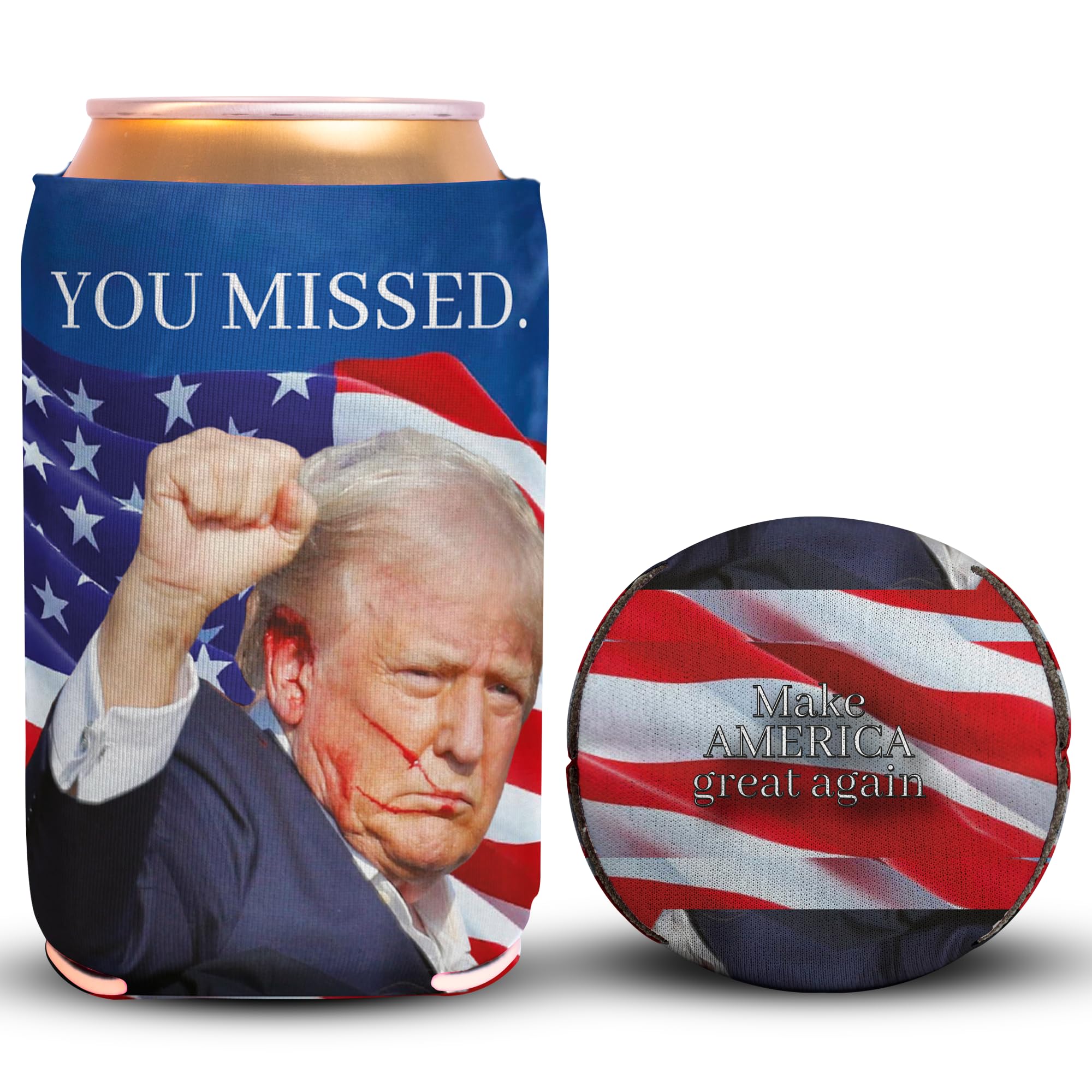 Amazon.com: Generic 2 to 12 Pack of Coolies for Trump Fans I Fabric Can ...