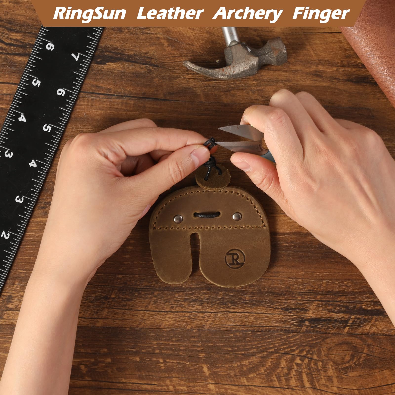 Snapklik.com : Leather Archery Finger Tabs,Handmade Archery Finger ...