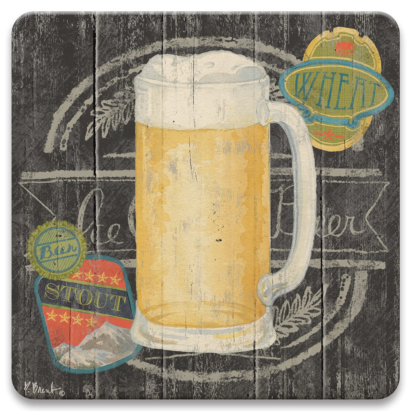CoasterStone Drink Coasters CoasterStone Absorbent Drink Coasters - Set ...