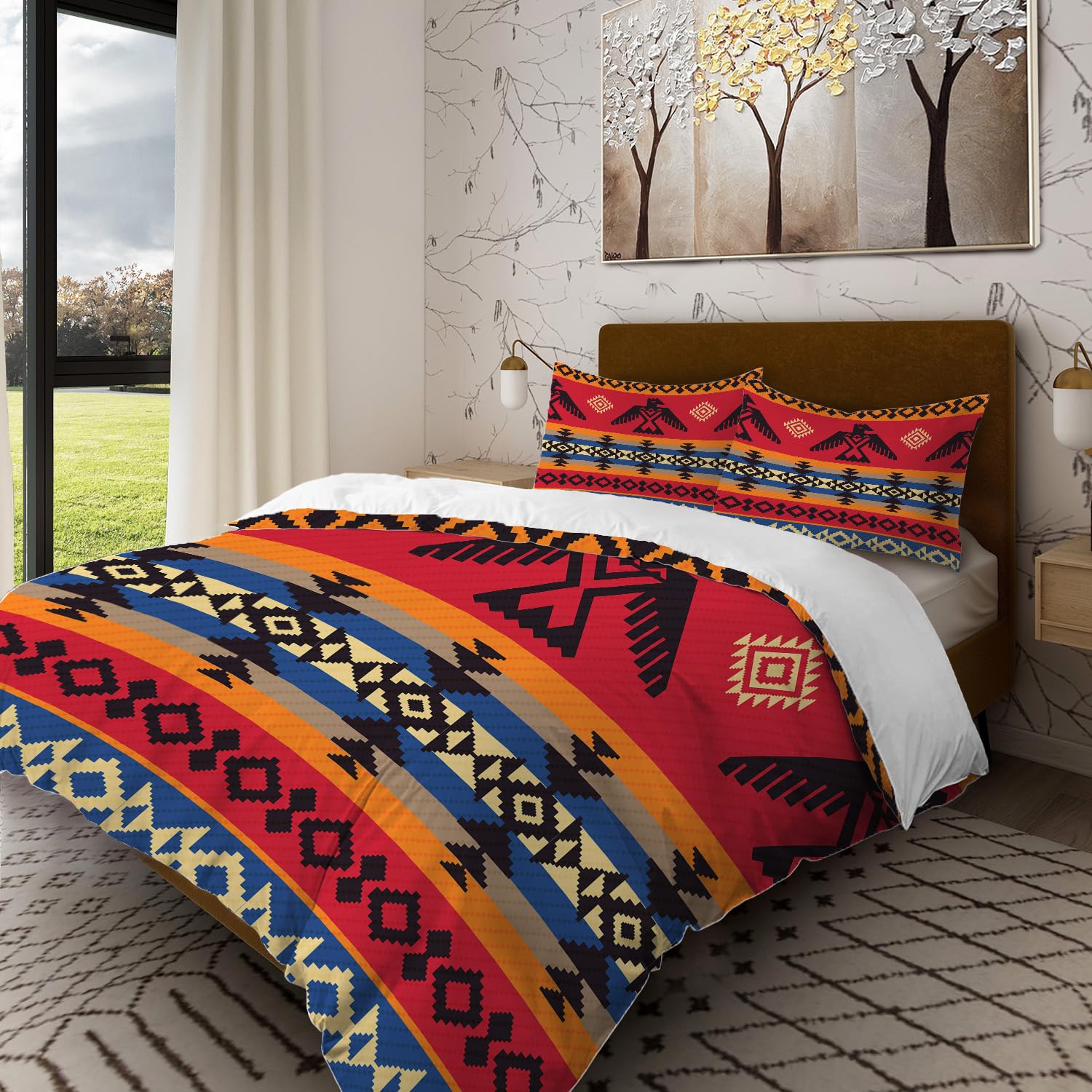 American Indian Bedding Sets Inspired Apache Pattern Native American