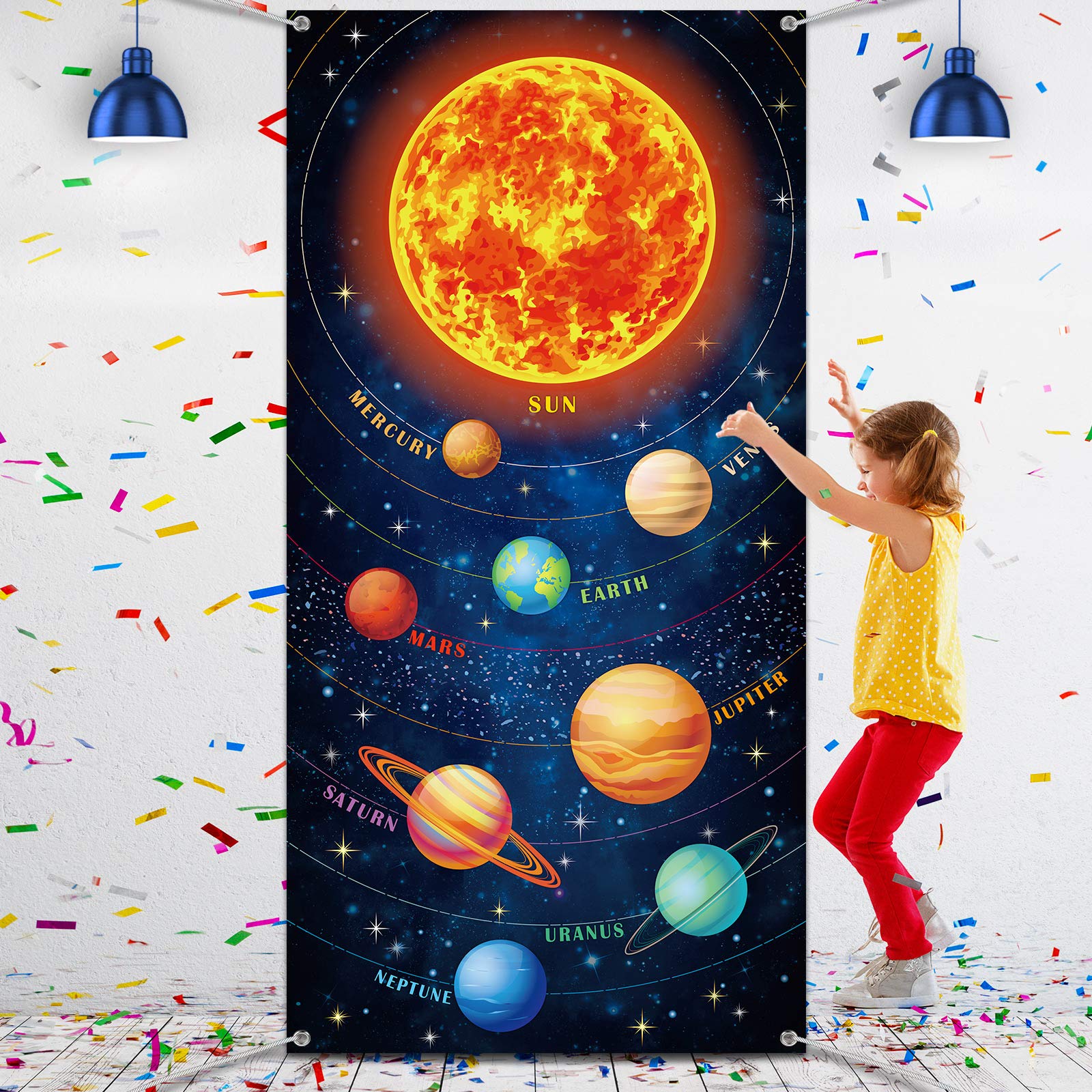 Solar System Classroom Doors