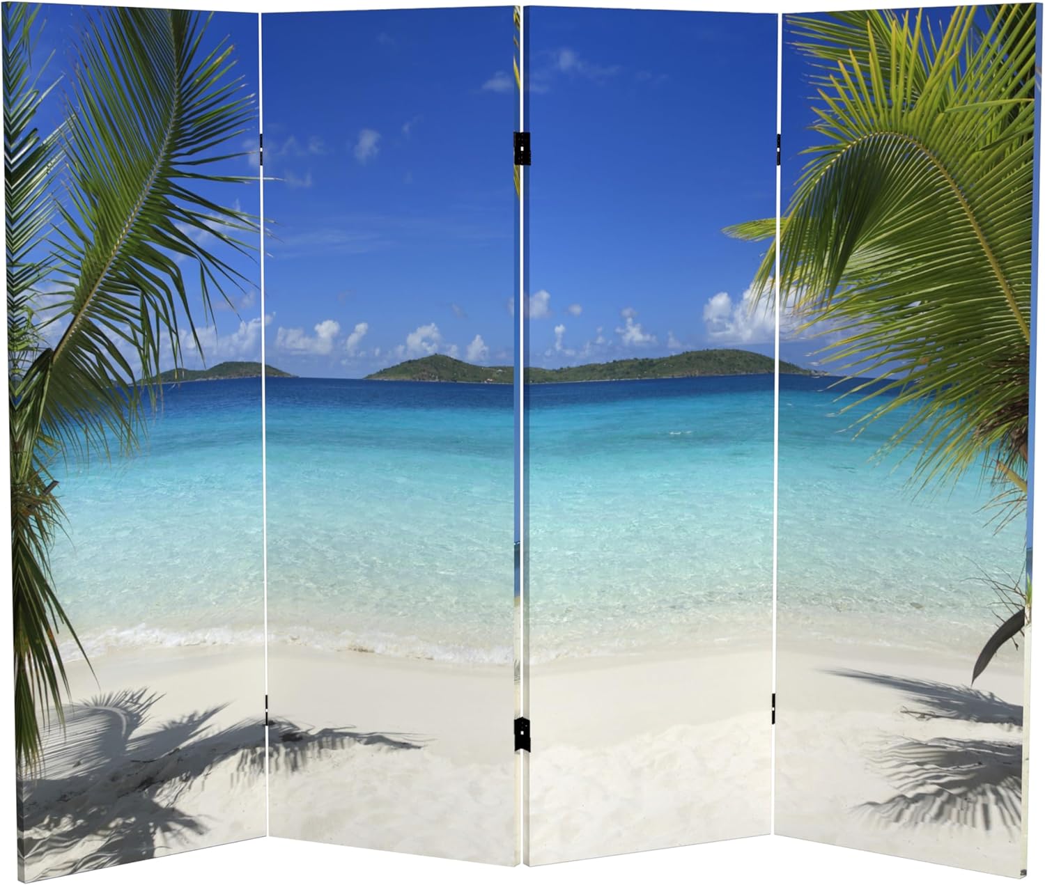 Amazon.com: Red Lantern 4 ft. Short Double Sided Beach Canvas Folding ...