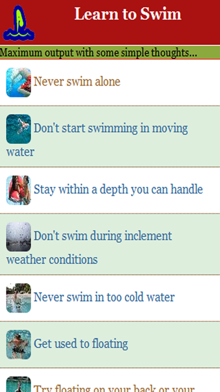 Learn to Swim - App on Amazon Appstore