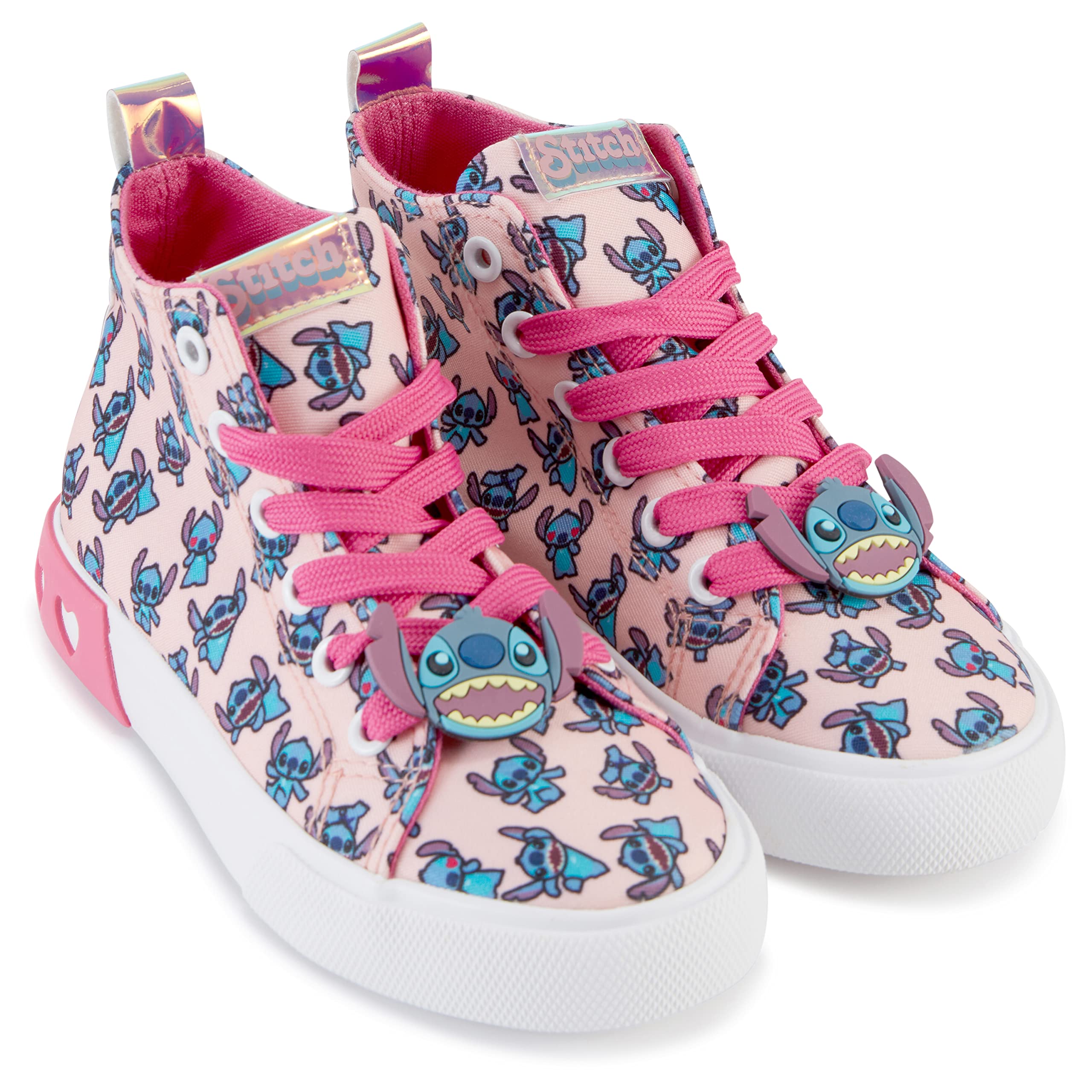 Amazon.com | Disney Girls Lilo & Stitch Sneakers - Lilo and Stitch High ...