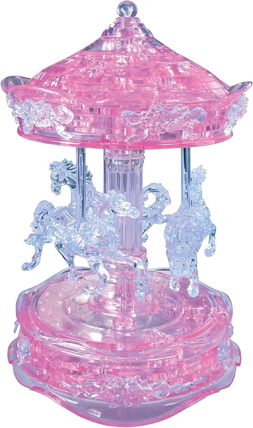 Amazon.com: Original 3D Crystal Puzzle - Deluxe Carousel : Toys & Games