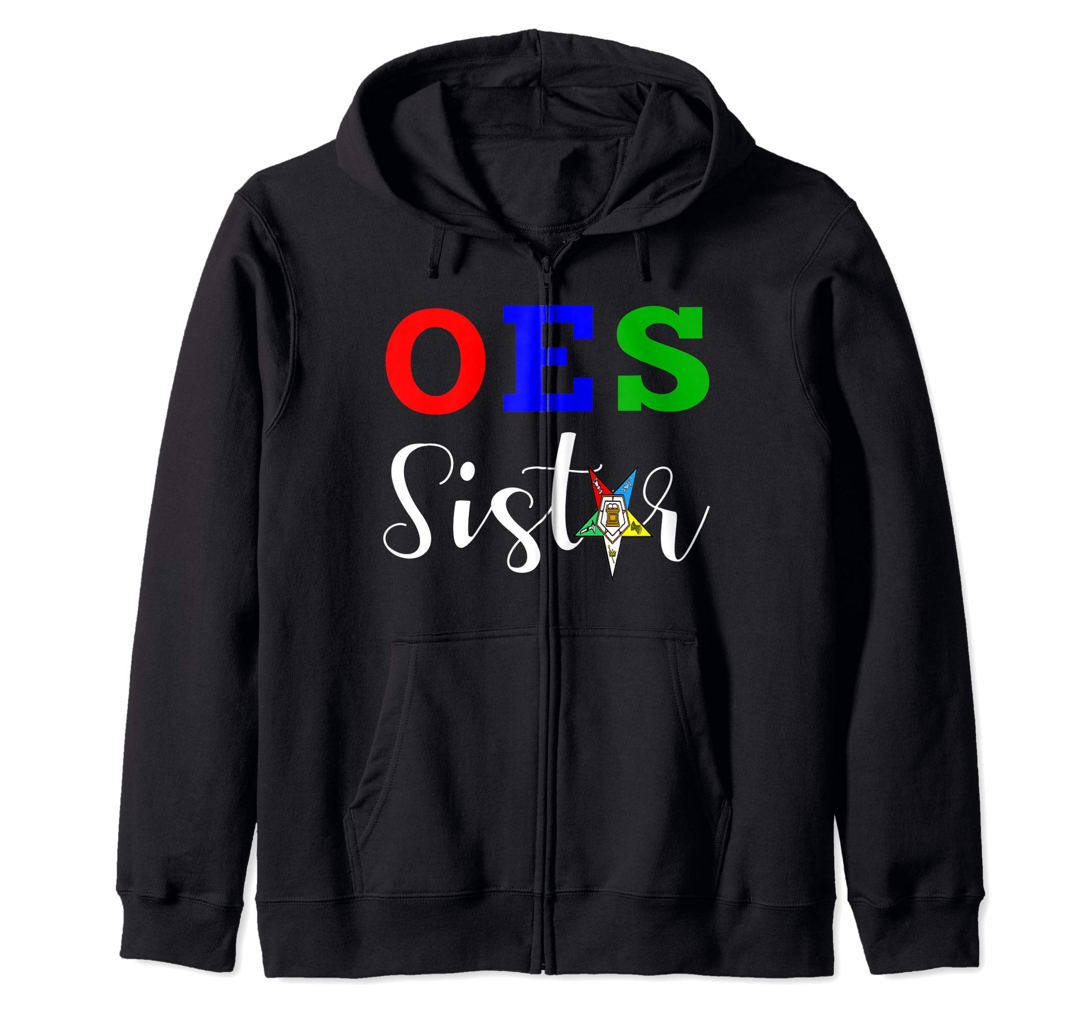 Amazon.com: OES Order of the Eastern Star - Sistar, Sisterhood Zip ...
