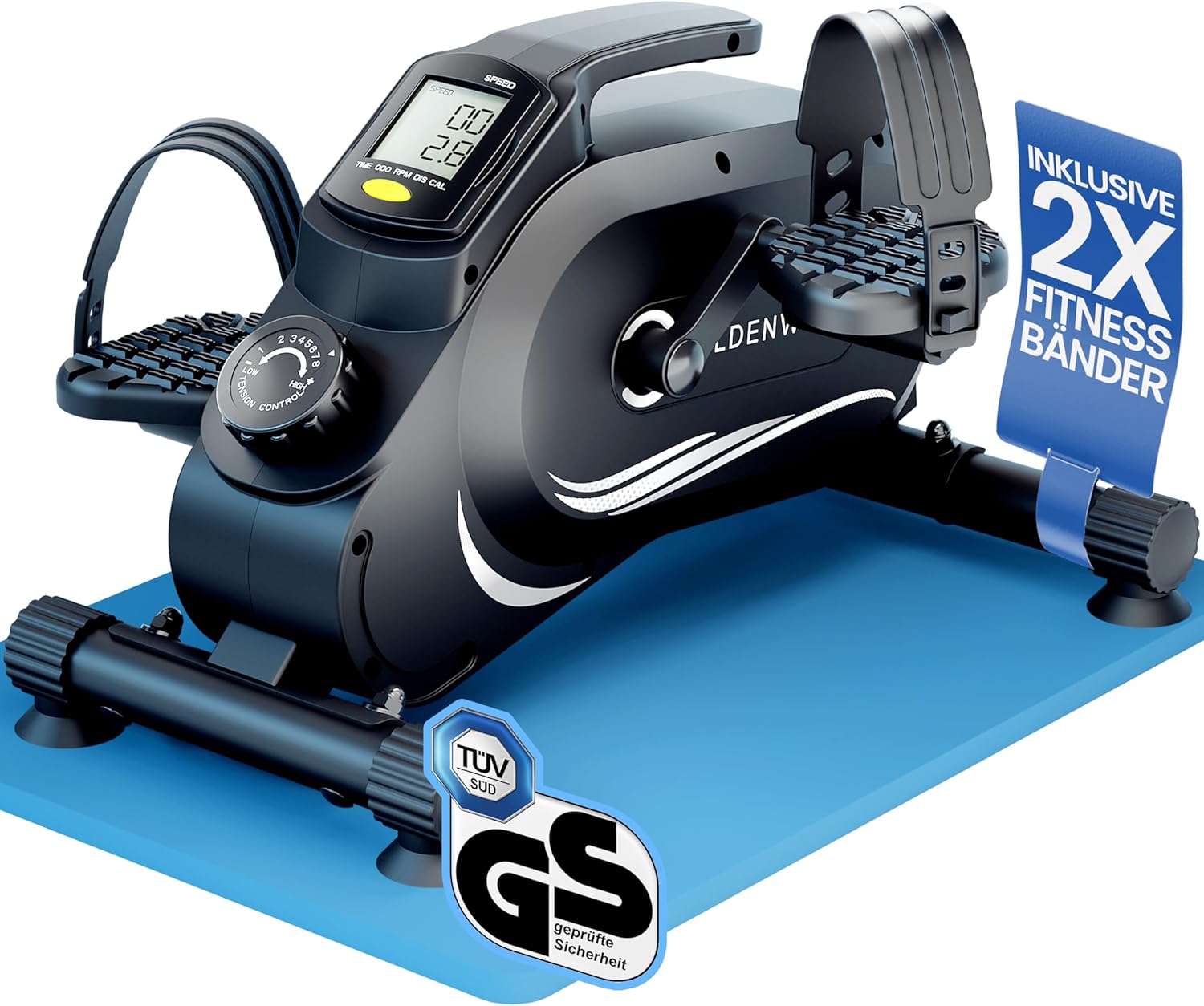HELDENWERK Pedal Trainer Pro Set - TÜV/GS Tested | Extra Quiet & Gentle ...