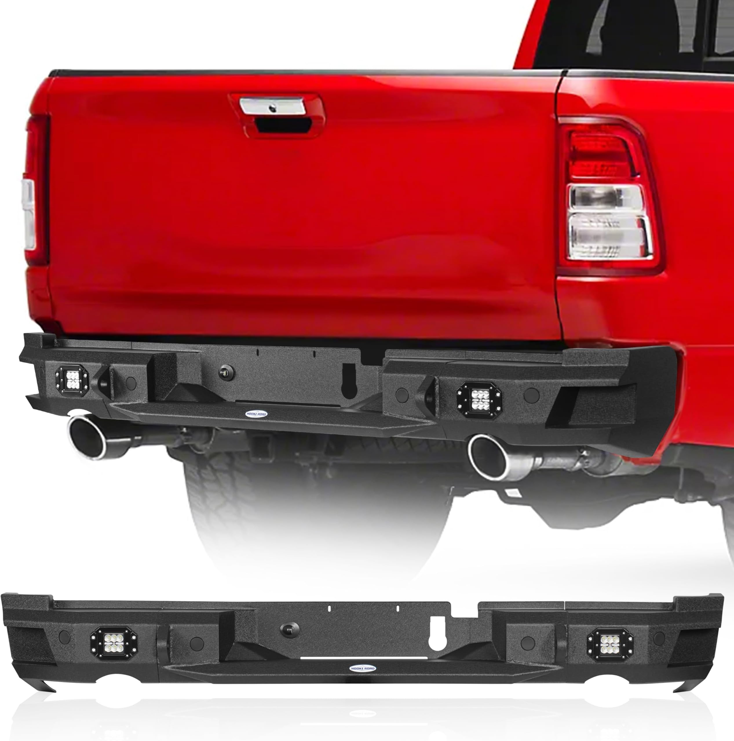 Amazon.com: BUMPERS THAT DELIVER - Chrome, Steel Rear Step Bumper ...
