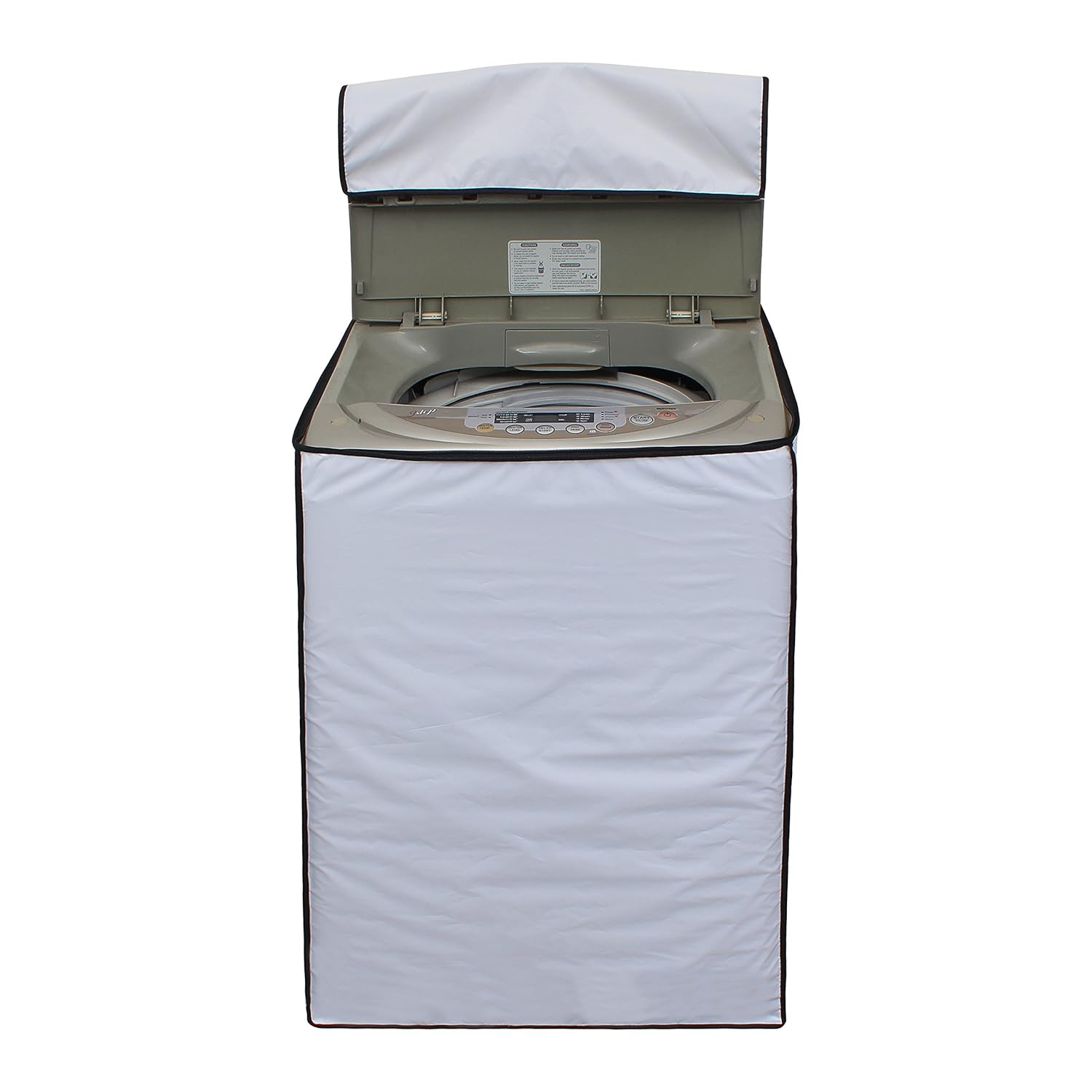 Lithara Golden Printed Washing Machine Cover for LG T8077TEELK Fully ...