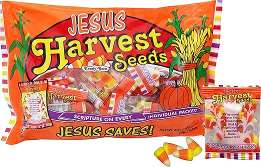 Amazon.com : Scripture Candy, Jesus Harvest Orange, Yellow & White ...