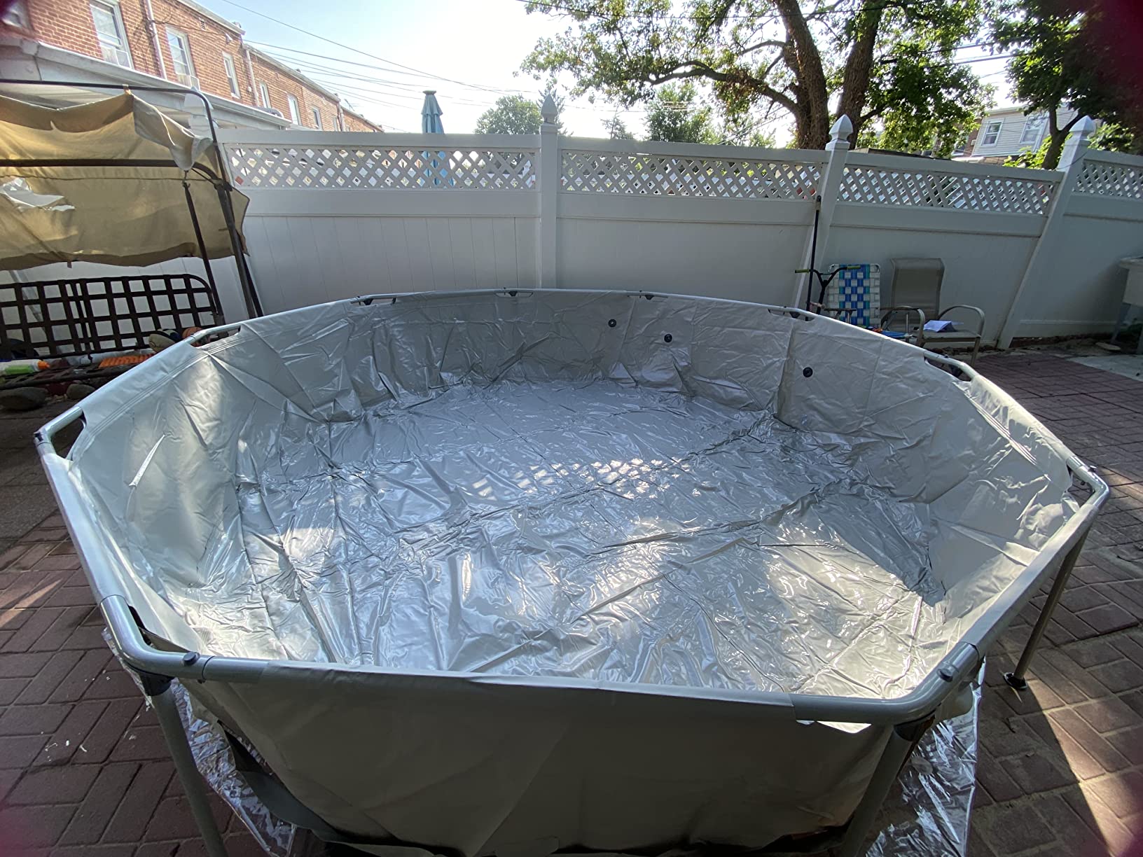 $33/mo - Finance Goplus Above Ground Swimming Pool, 12ft x 12ft x ...