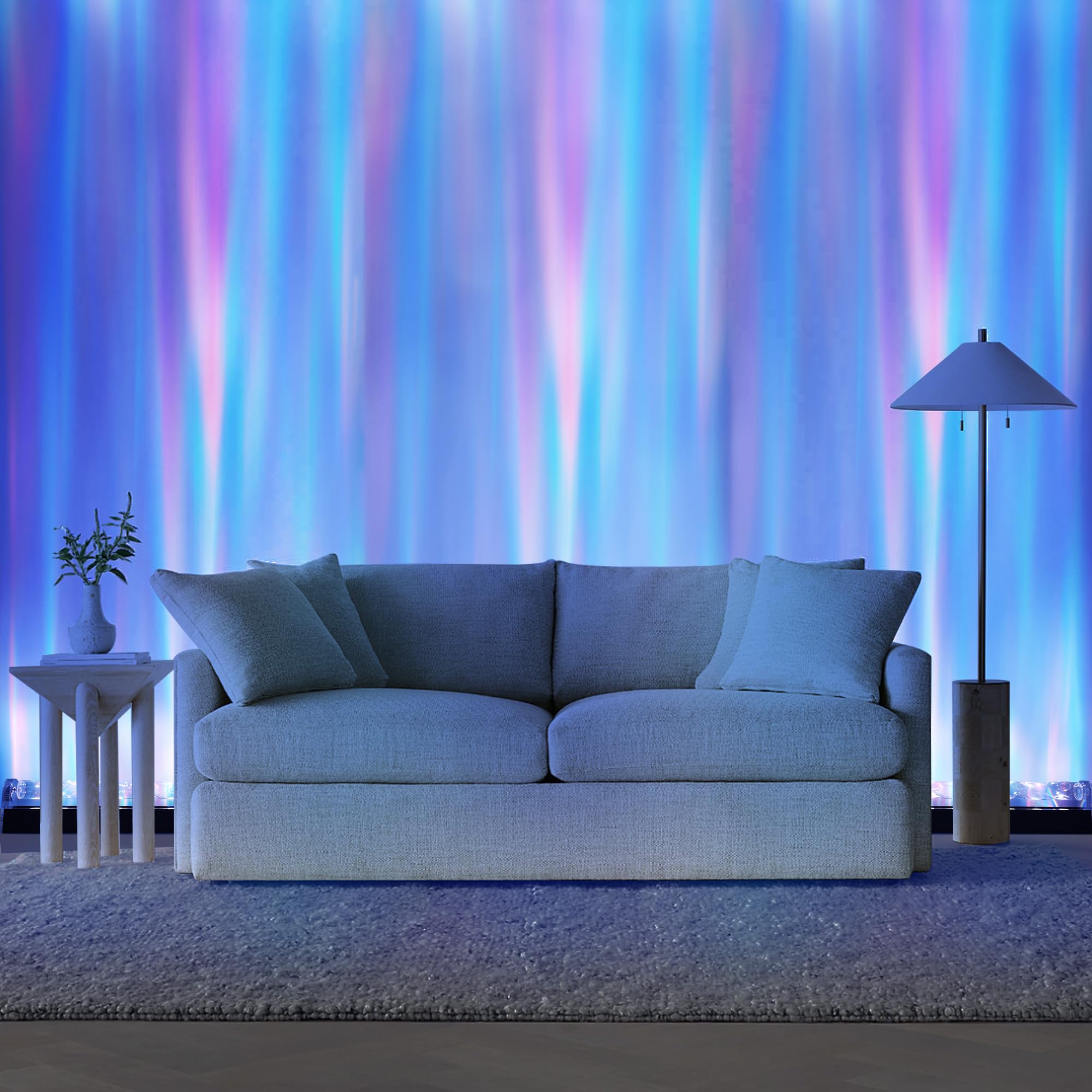 Montex Ocean Wave Lights LED Gaming Lights Sensory Lights 16 Changing ...