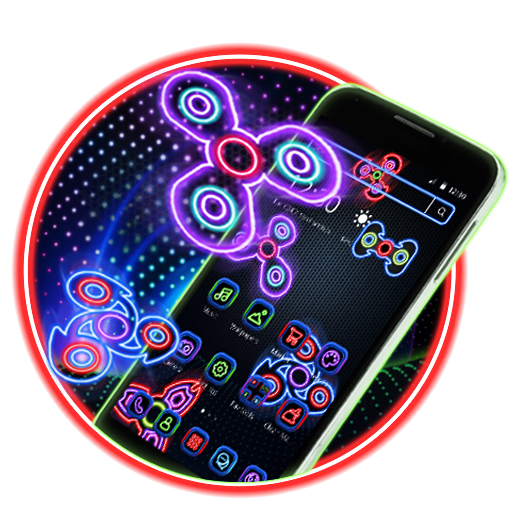Neon Fidget Spinner Player 2D Theme - App on Amazon Appstore