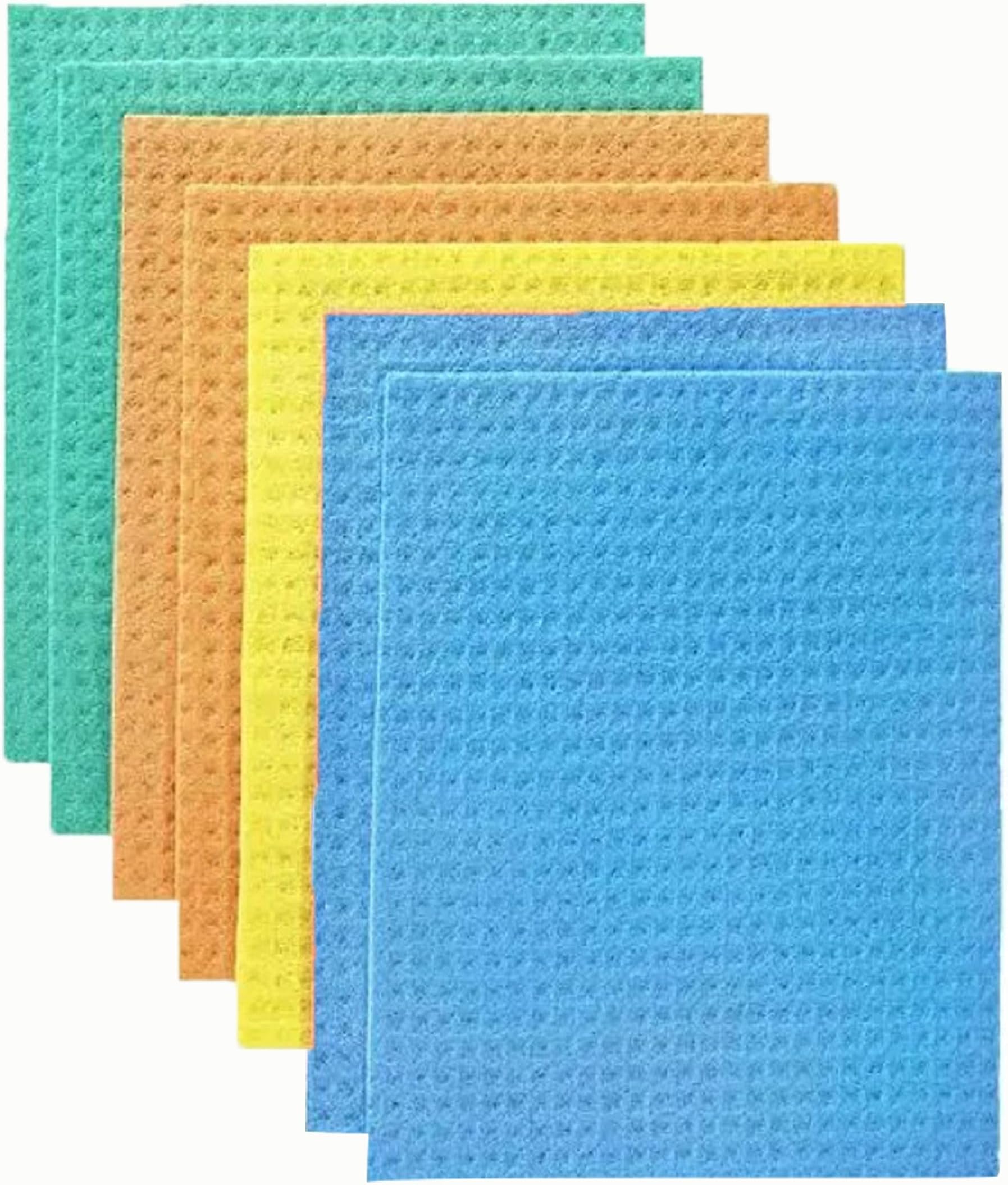 Large Sponge Cloths 12 Pack - Super Absorbent and Reusable Cleaning ...