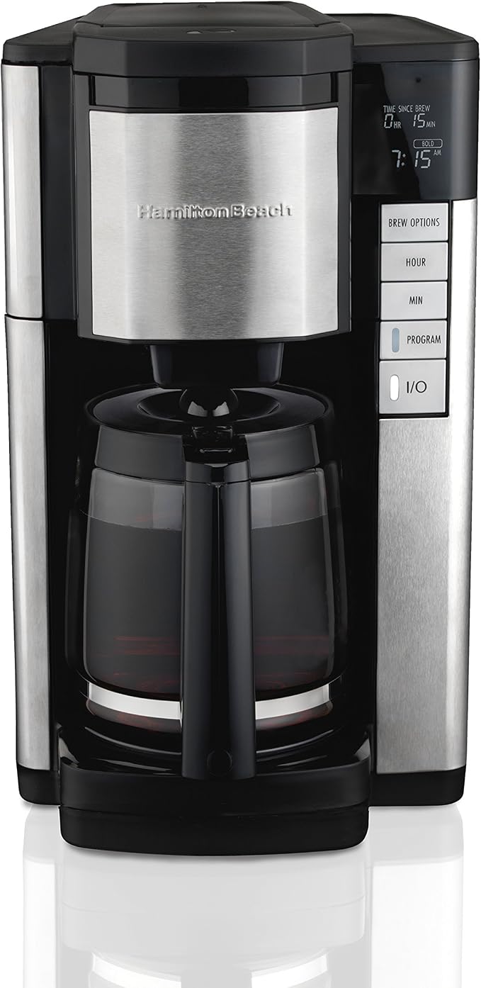 Hamilton Beach - Cafetera programable, 12 tazas con fácil acceso de ...