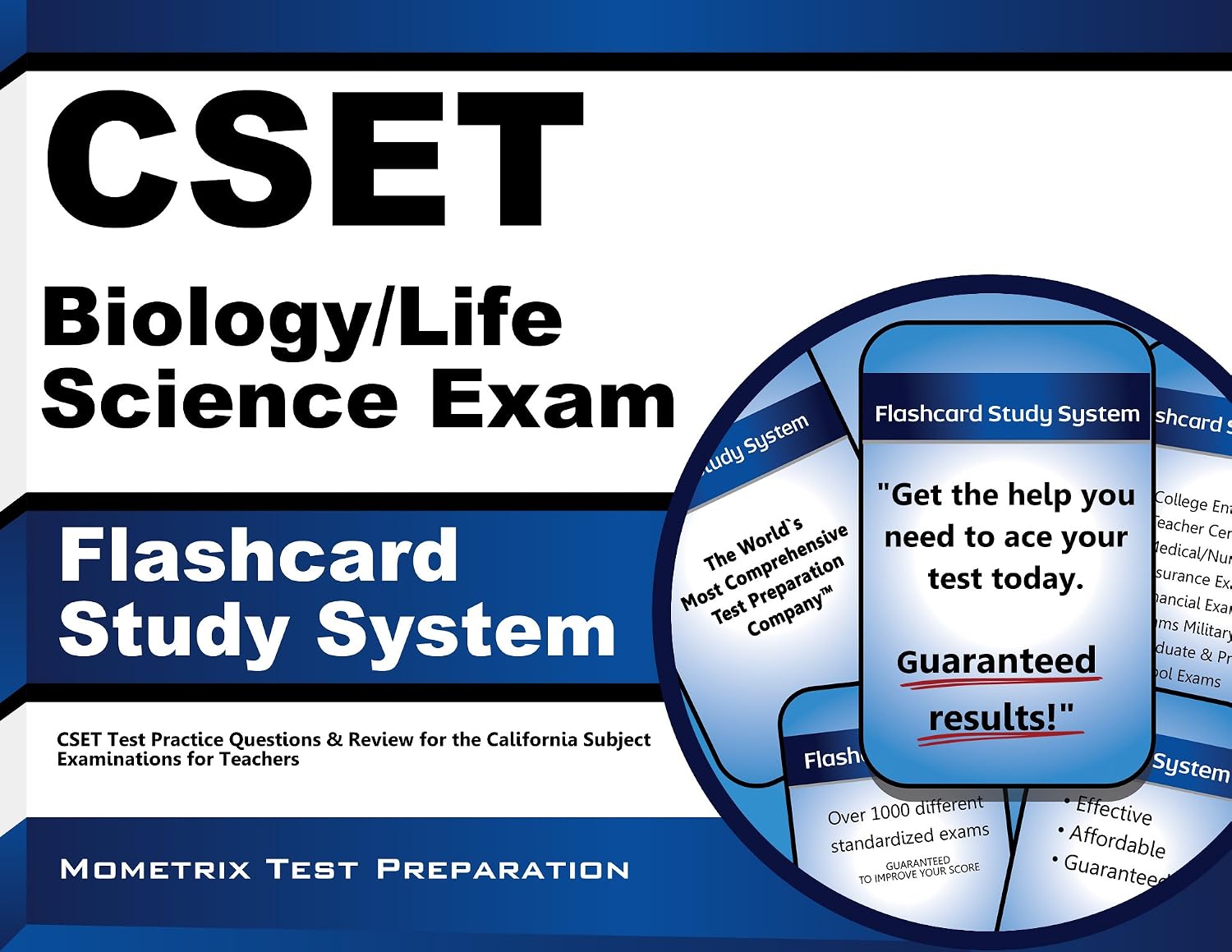 CSET Biology/Life Science Exam Flashcard Study System: CSET Test ...