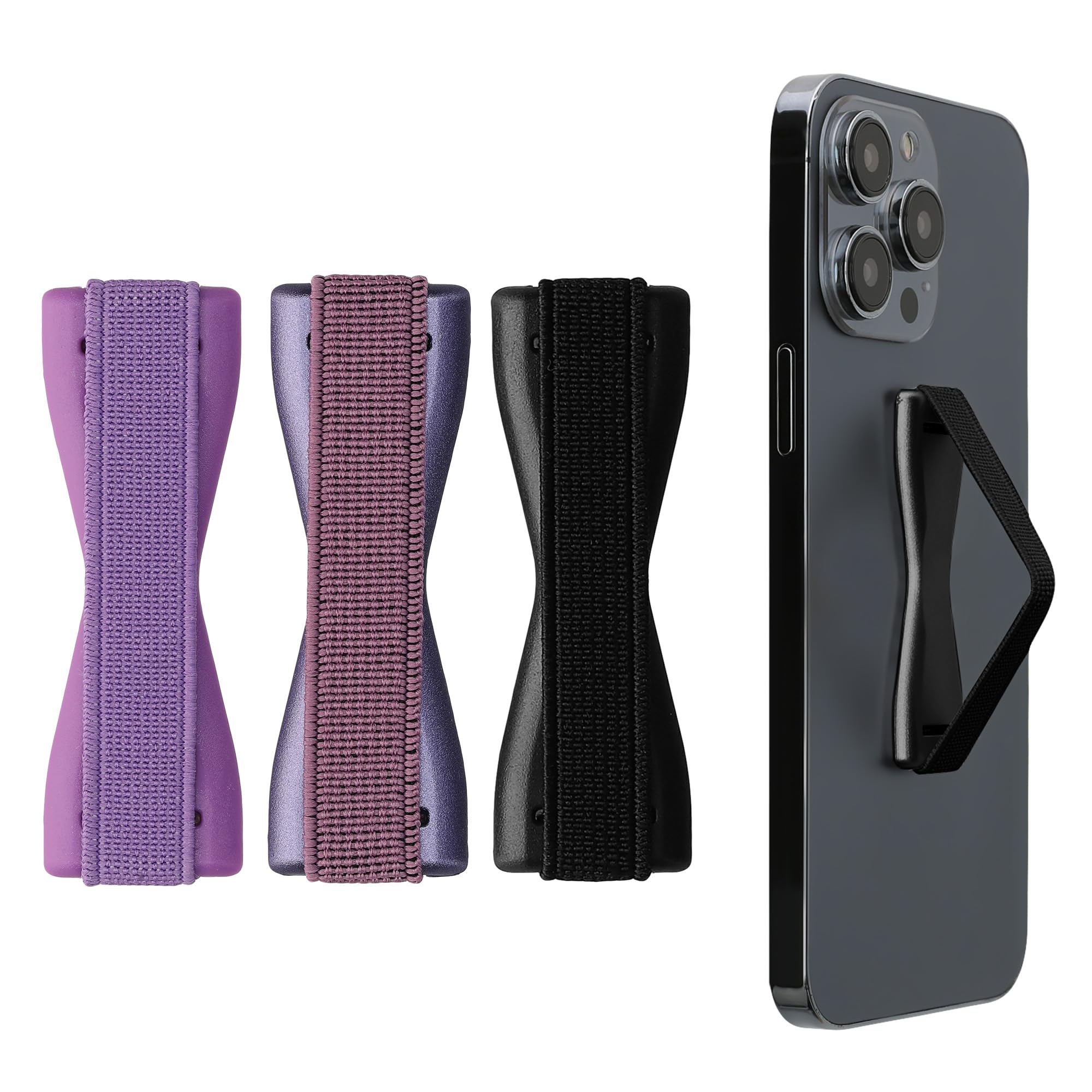 kwmobile Finger Holders for Smartphones - Set of 3 Self Adhesive ...
