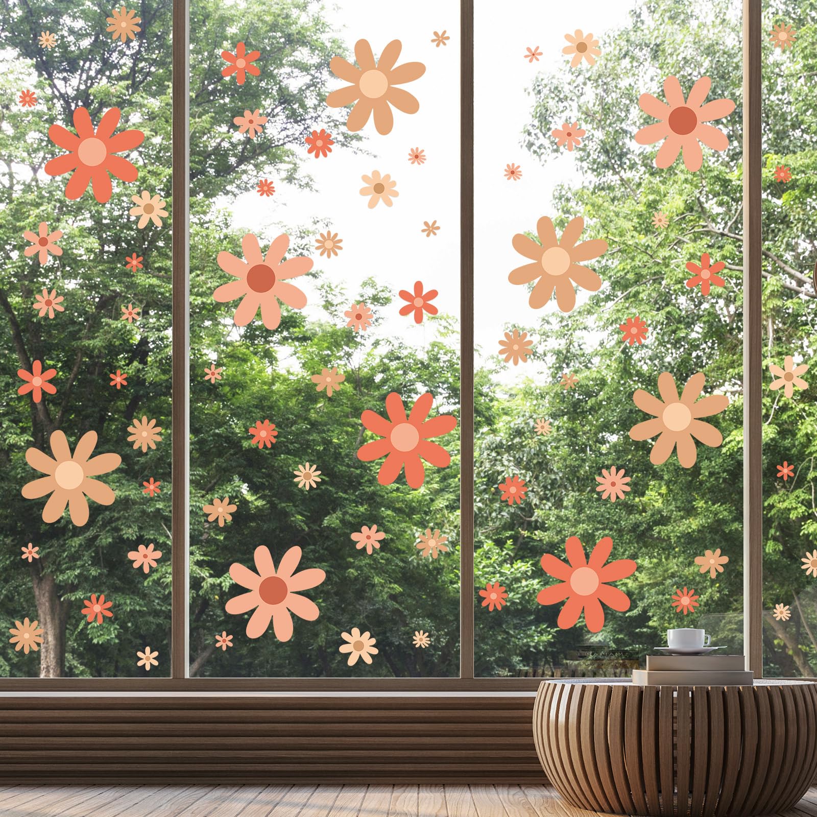 Snapklik.com : 165 Pieces 15 Sheet Large Daisy Wall Decals Spring ...