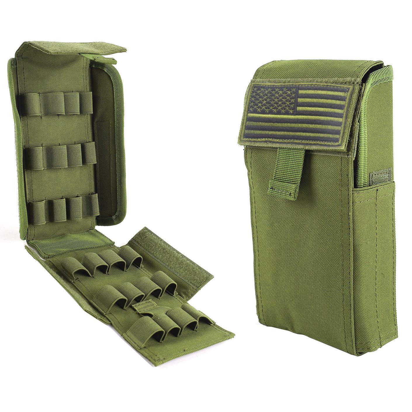 Shotgun Shell Holder Holds 24 Shotgun Shells Tactical Molle Pouch ...