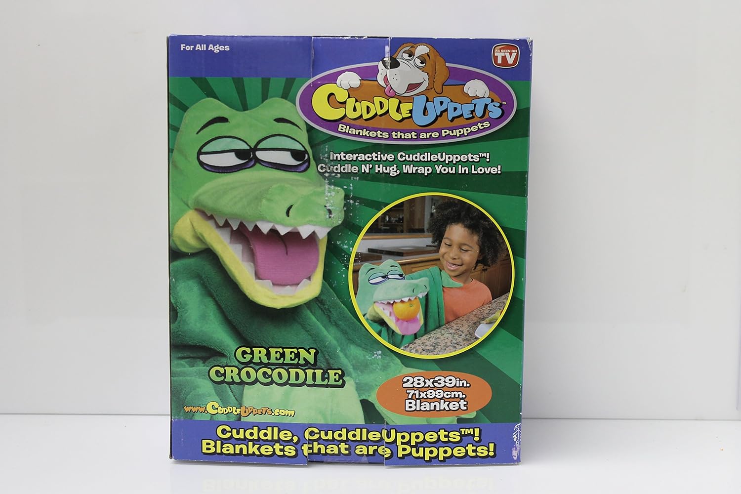 Amazon.com: Cuddle Uppet Green Crocodile : Toys & Games