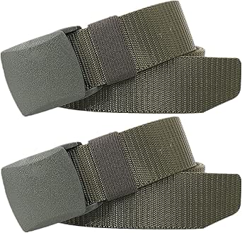 Amazon.com: YunYunStrap Belts for Men, Nylon Military Tactical Belt ...