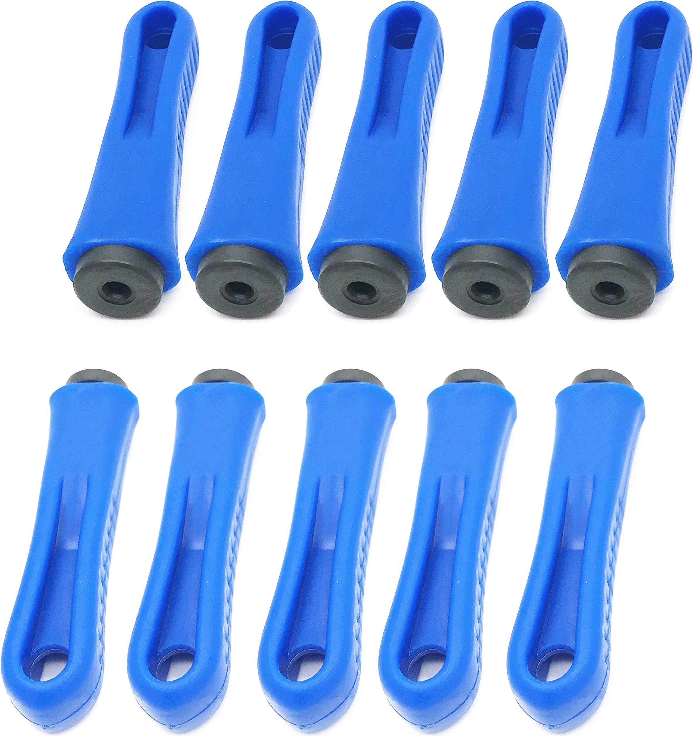 HARFINGTON 3pcs Rubber File Handle 3.27 Inch Round Hole Ergonomic ...