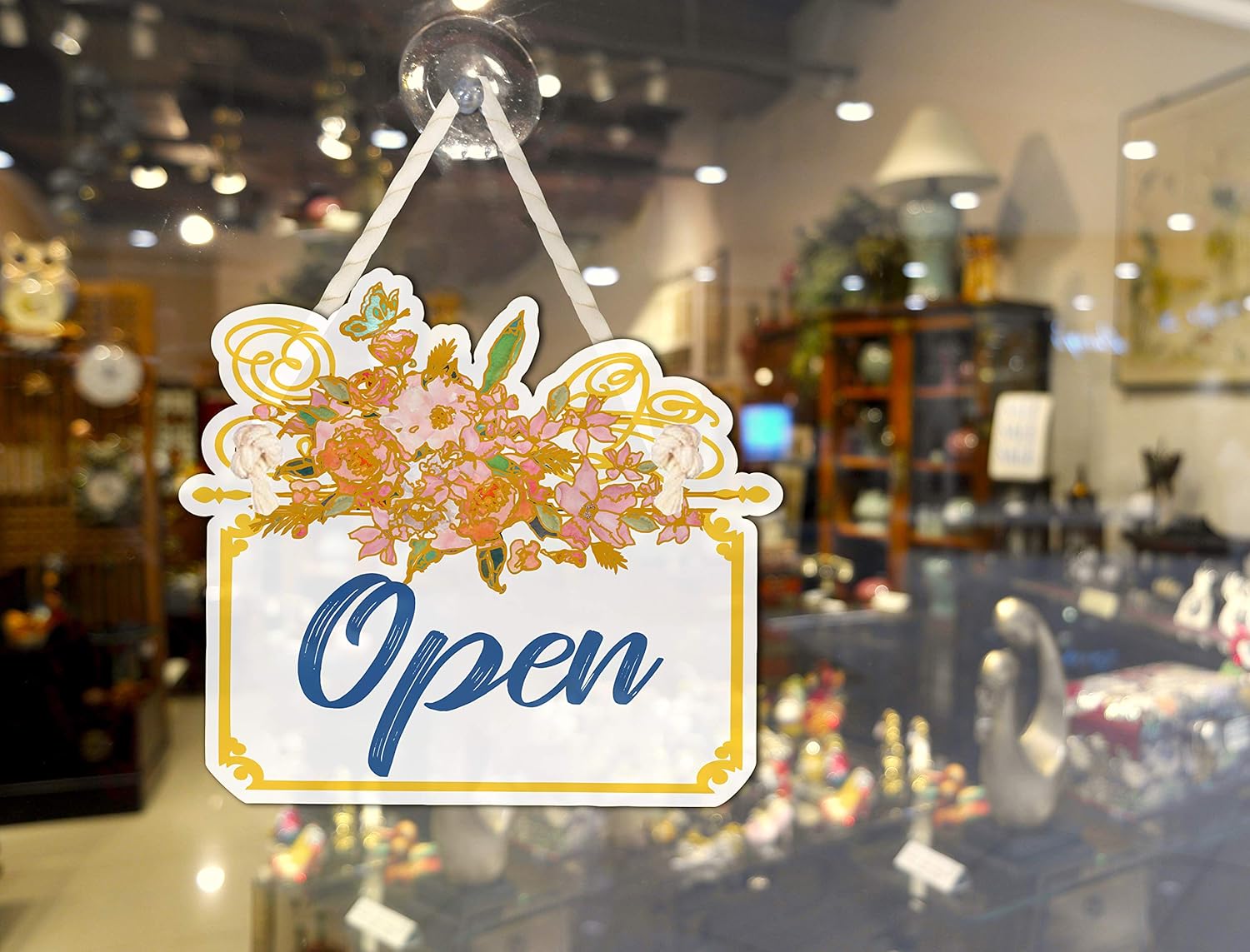 MINTKRAFT OPEN & CLOSE SIGN UNIQUE WALL HANGING SIGN BOARD FOR HOME ...