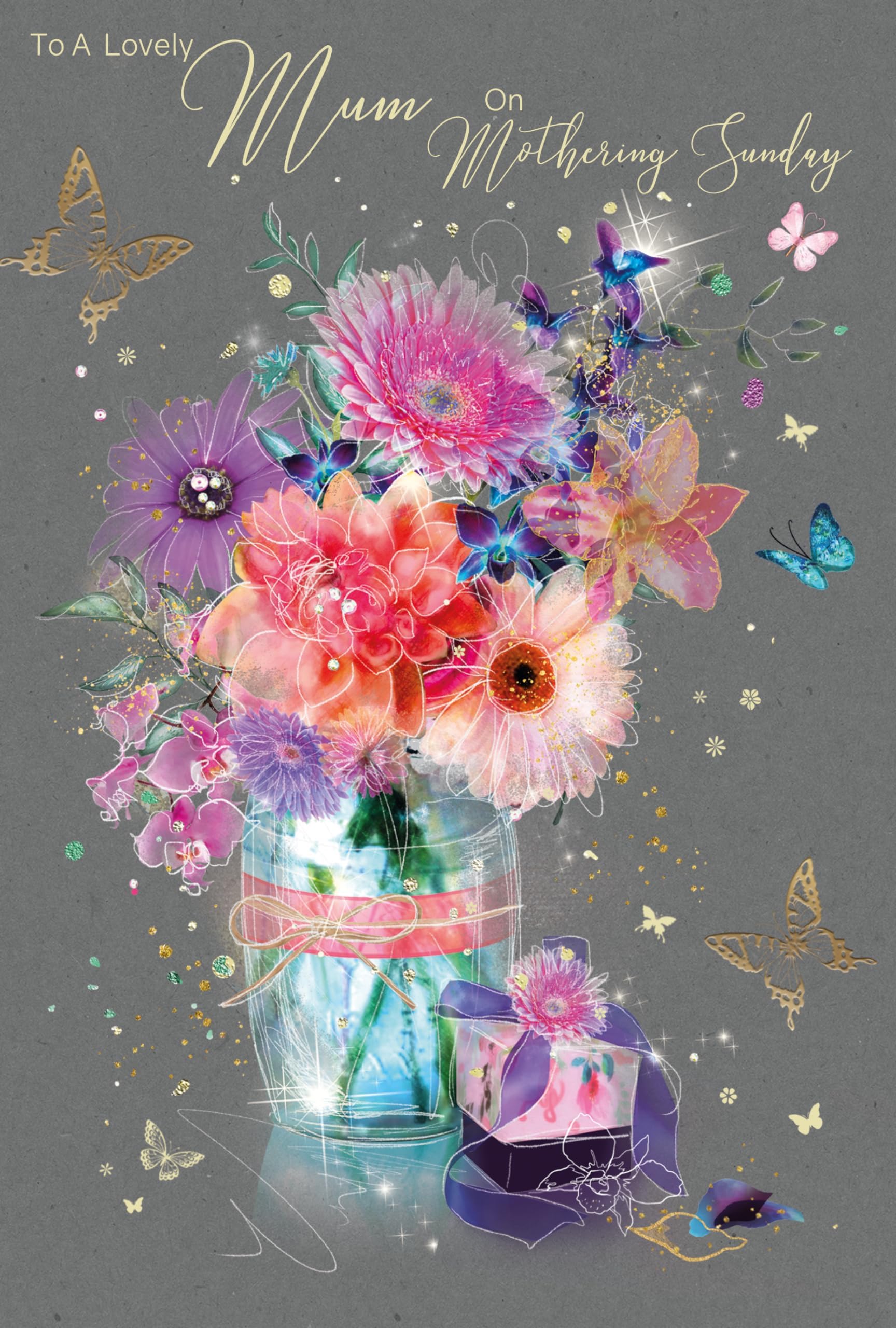 Cherry Orchard To A Lovely Mum On Mothering Sunday Mother's Day Card ...