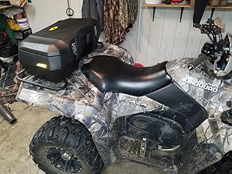 Amazon.com: Black Boar ATV Rear Storage Box & Lounger - ATV Rear Seat w ...