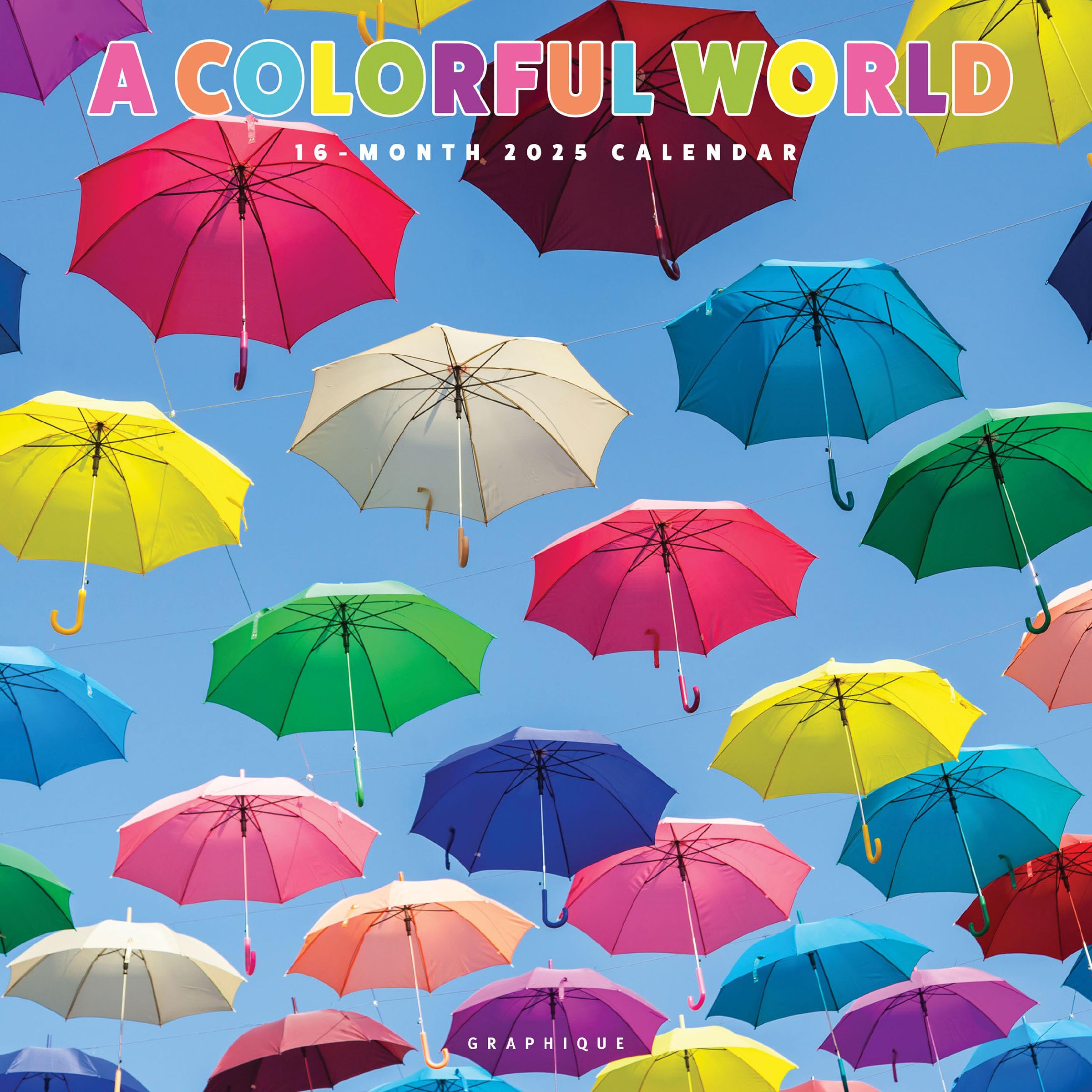 Snapklik.com : 2025 A Colorful World Wall Calendar 12” X 12” Thick ...