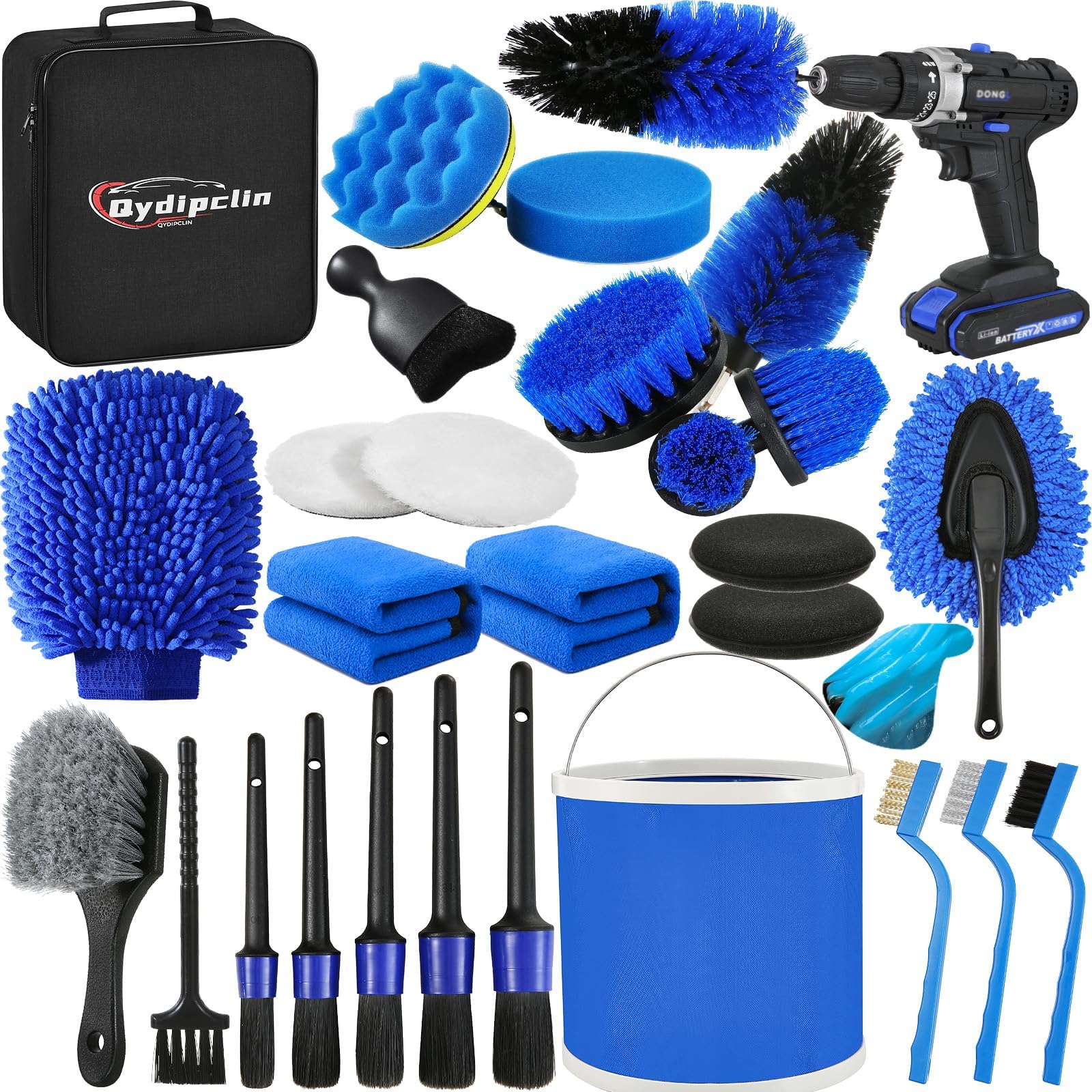Amazon.com: EvaClean Essentials Auto and Boat Brush Kit - 6-Piece Set for Precision Cleaning and ...