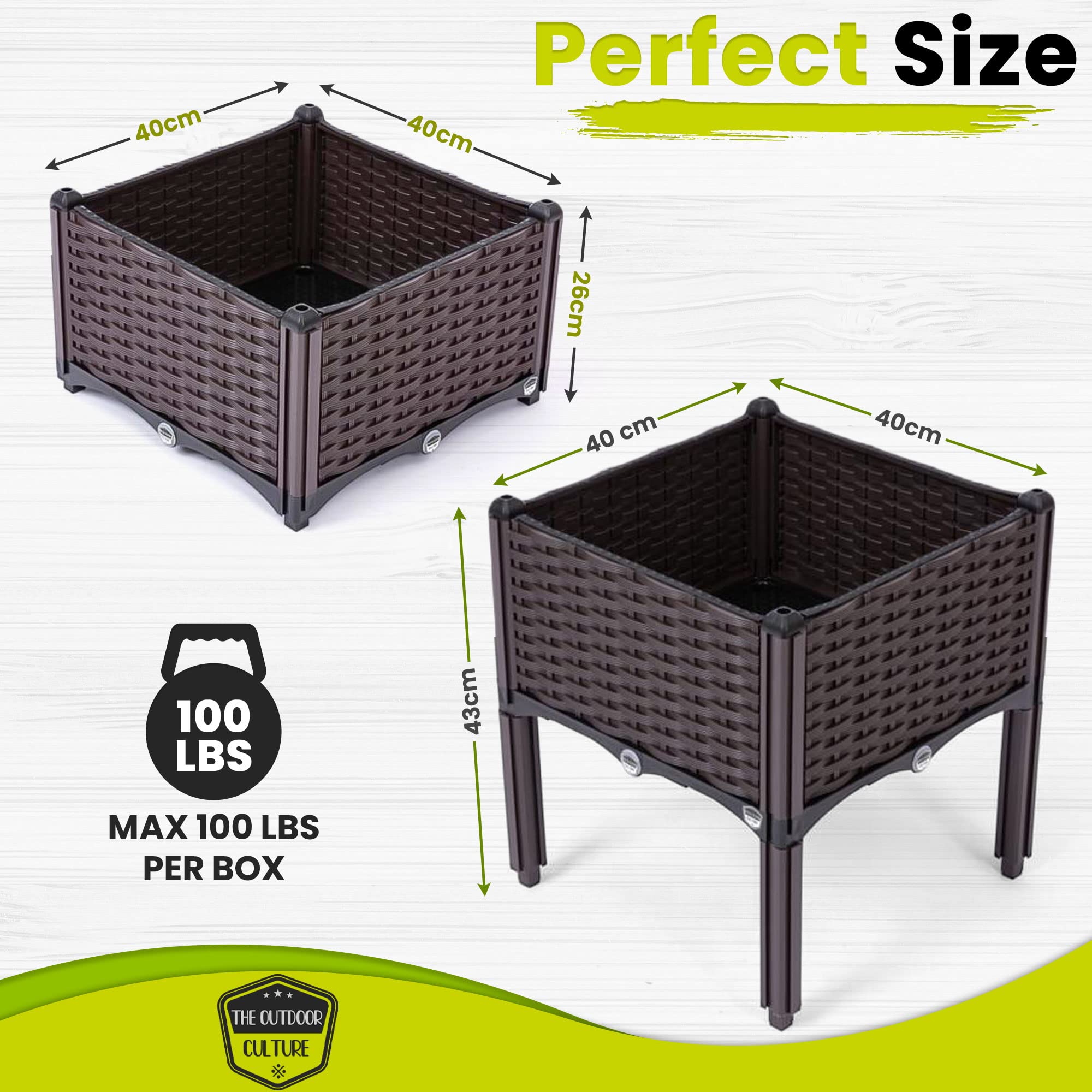 Vegetable Planter Boxes Ideal Sizes