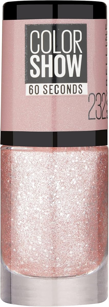 Maybelline Color Show Crystal 232 Rose Chic Nail Polish 7ml : Amazon.co ...
