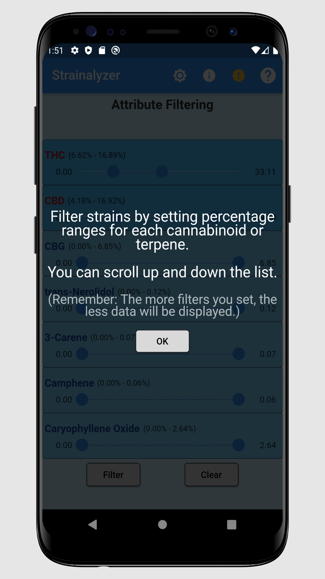 Strainalyzer - Research cannabis strains completely offline.-Amazonアプリ ...
