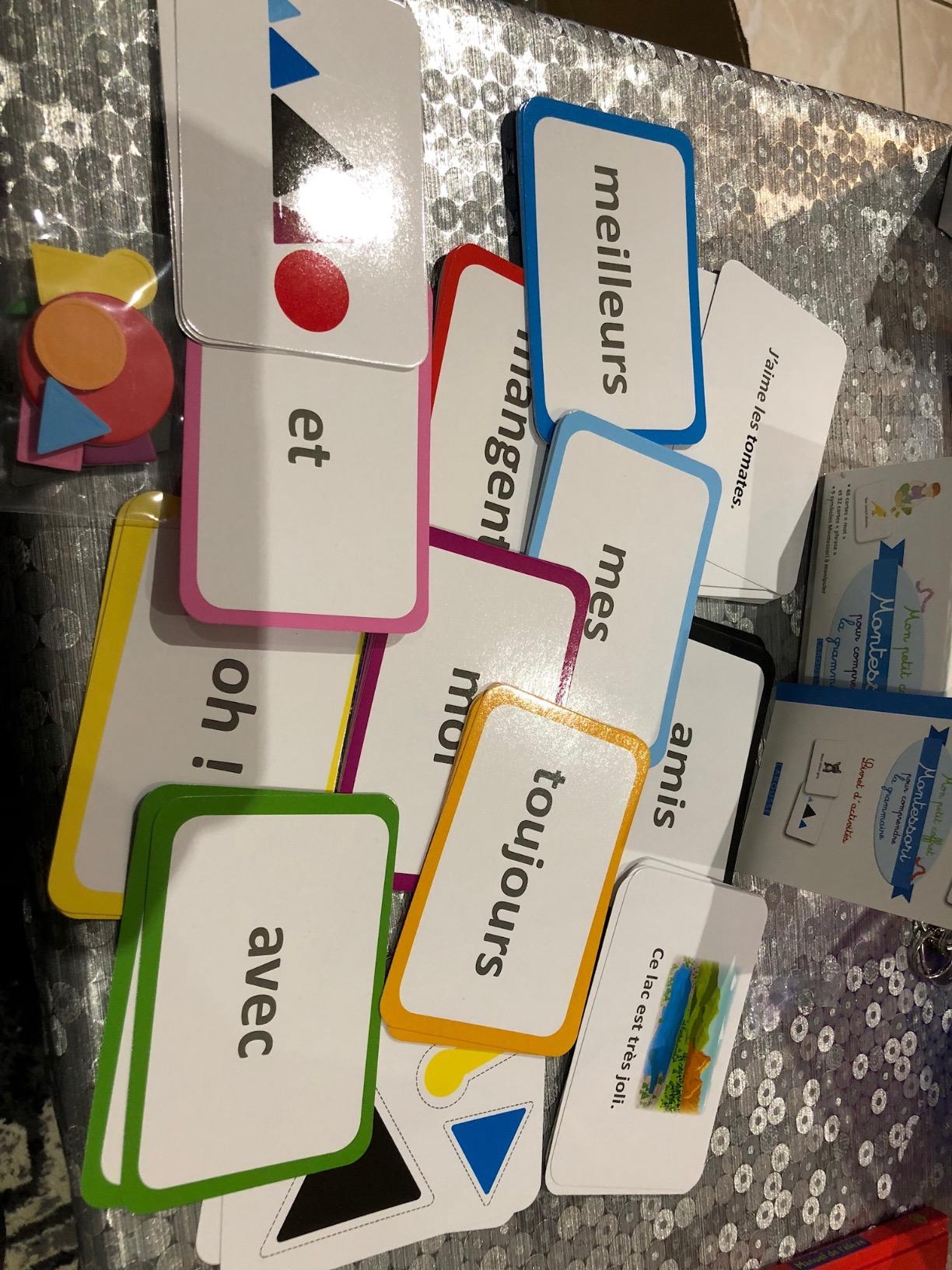 Mon petit coffret Montessori pour comprendre la grammaire : Larousse ...