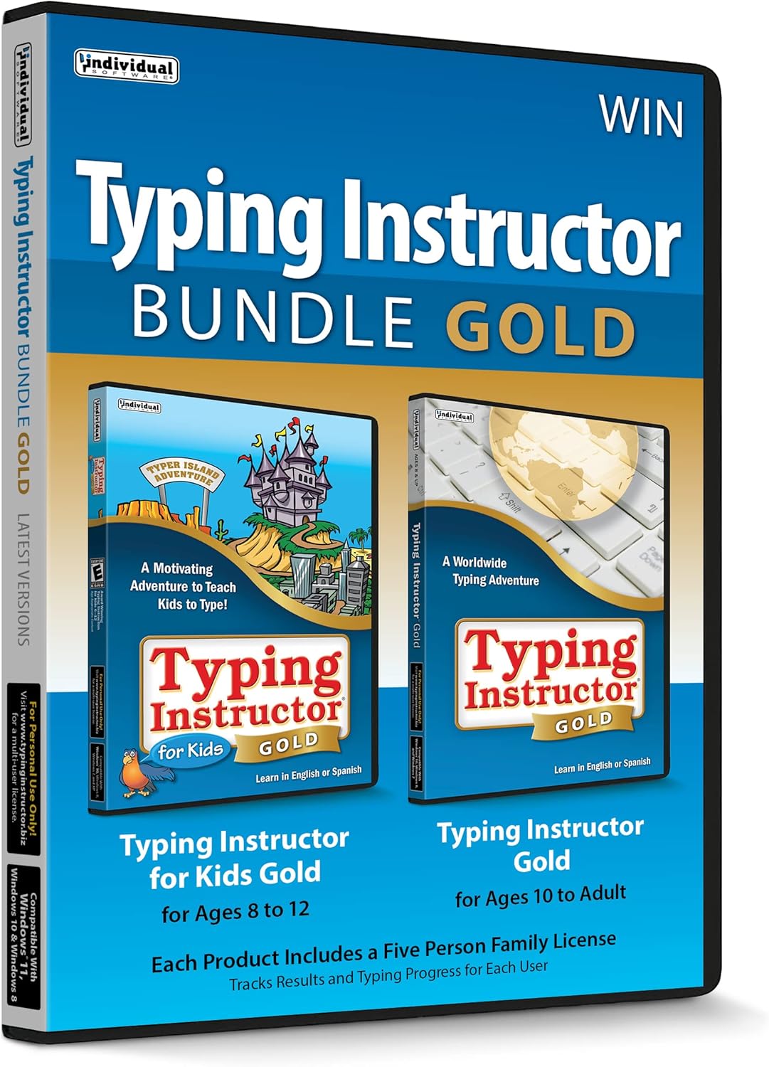 Amazon.com: Typing Instructor Bundle Gold - Includes Two Software ...