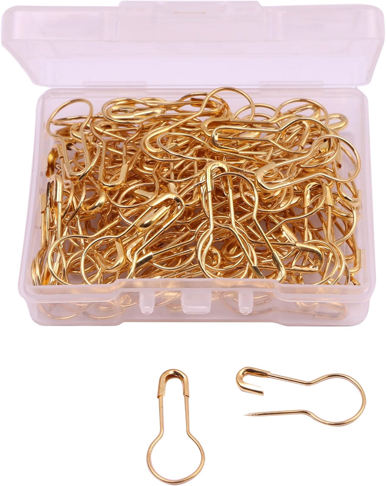 Amazon.com: Shapenty 21mm/0.8 Inch Small Metal Gourd Safety Pins Bulb ...