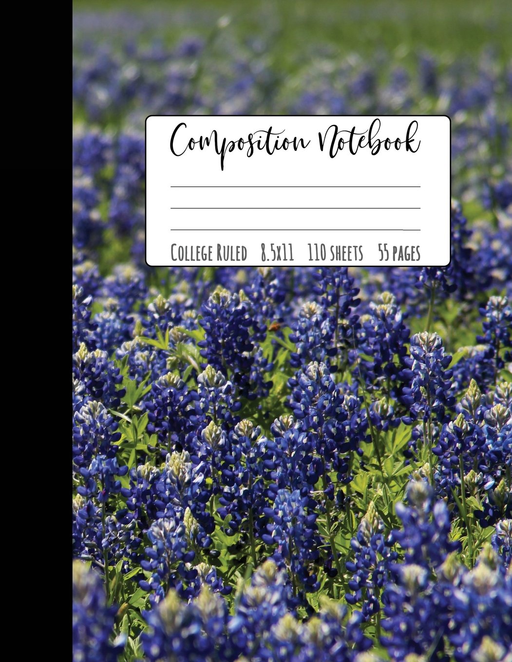Bluebonnet Composition Notebook College Ruled: Texas Pride, Texas Gifts ...