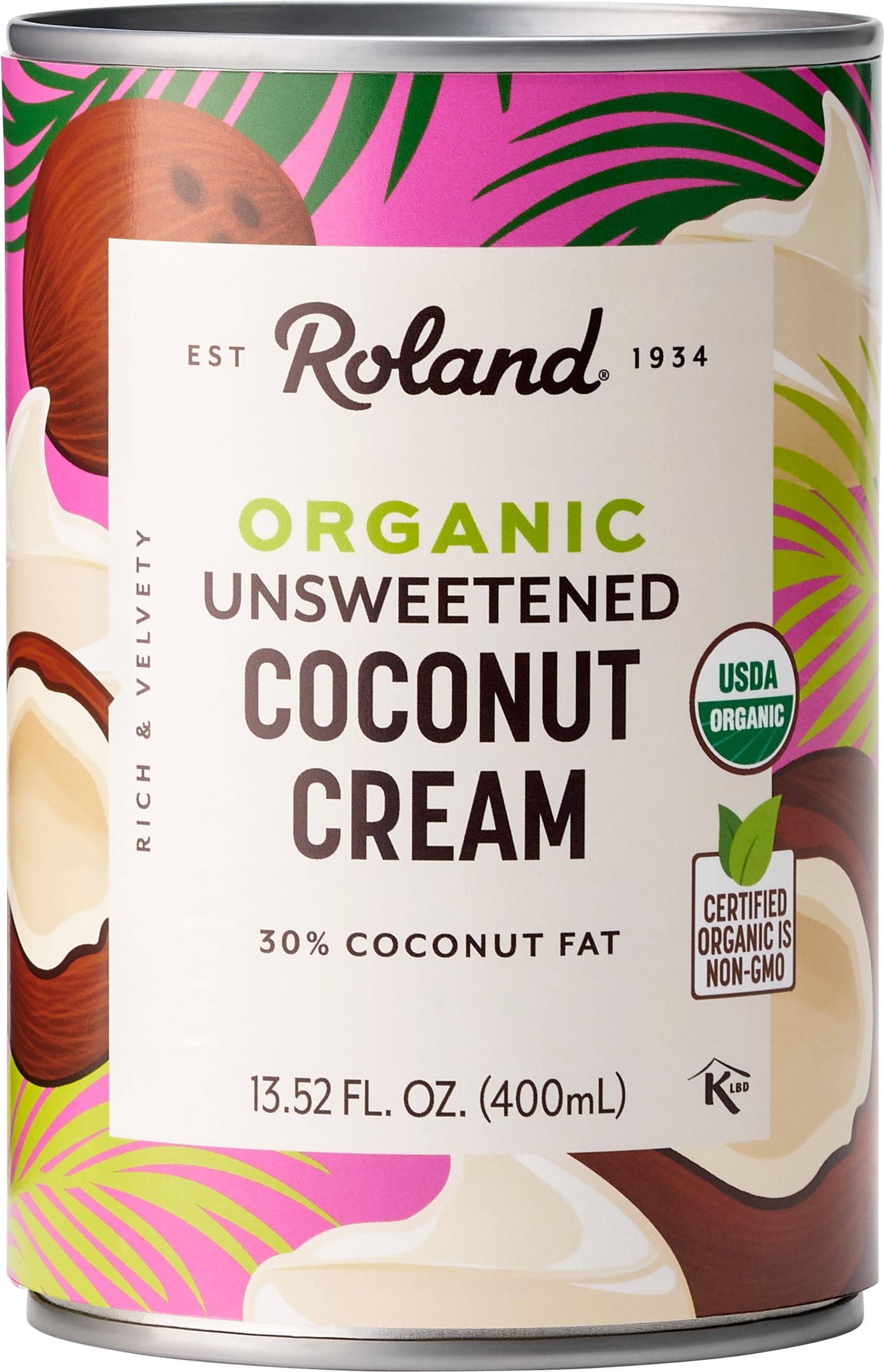Amazon.com: Thai Coco - Coconut Cream Full Fat Unsweetened - 6.76 fl ...