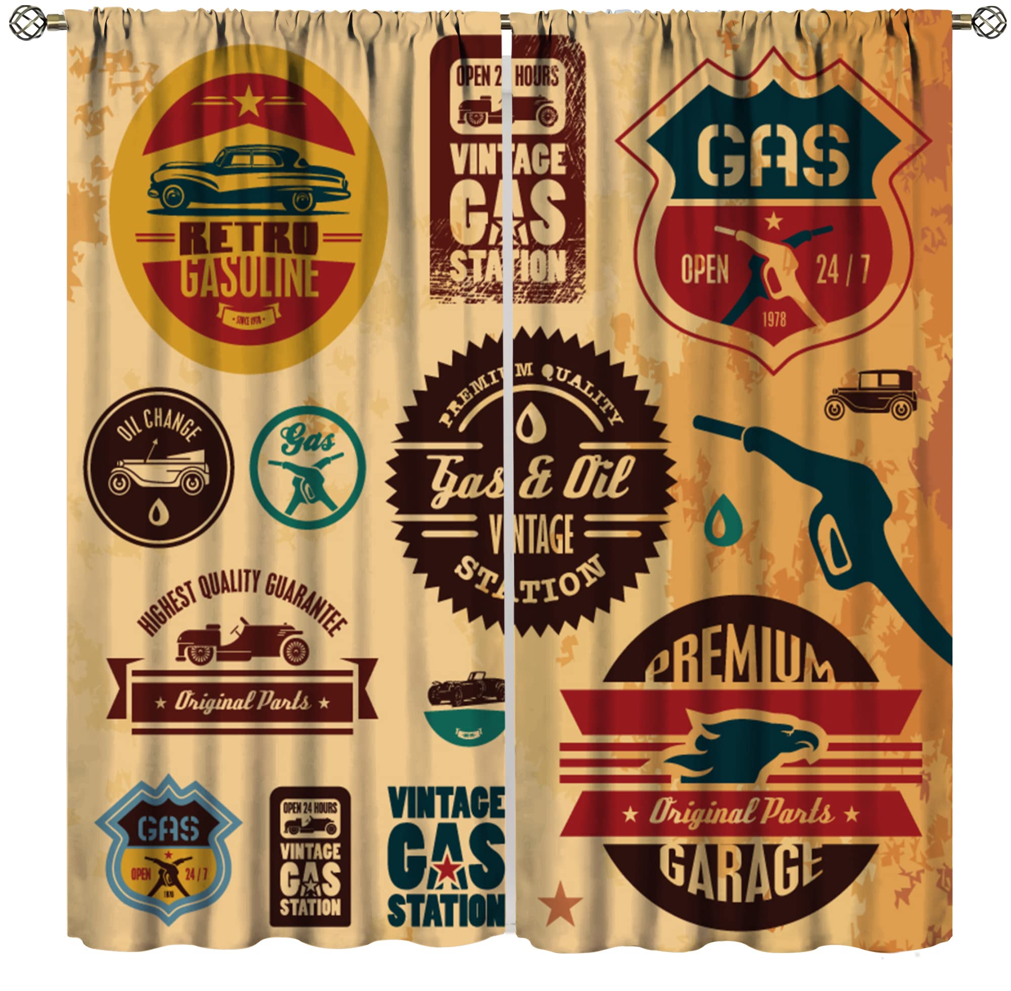 Vintage Gas Station Logos